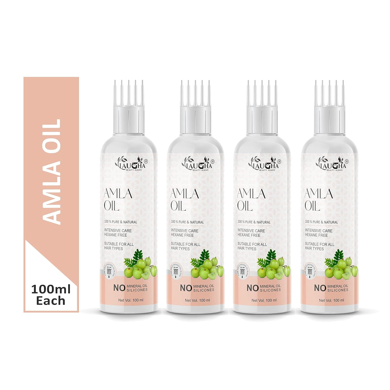 Laugha Amla Hair Oil Pure Cold Pressed Indian Gooseberry Oil Intensive ...