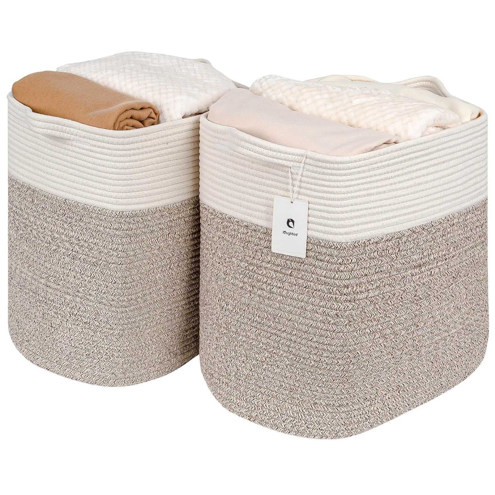 Laughbird Collapsible Laundry for Hamper,Medium Large Storage Bins ...