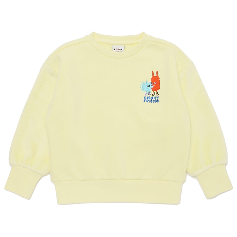 Laughing Child Soft Mink-Brushed Space-Themed Fuzzy Sweatshirt for Kids ...