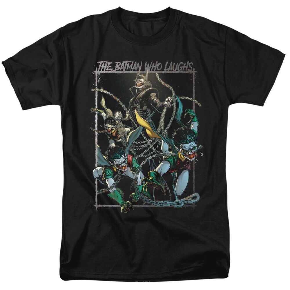 Laughing Shadow Villain Graphic Shirt – Gothic Comic Horror Style Tee S ...