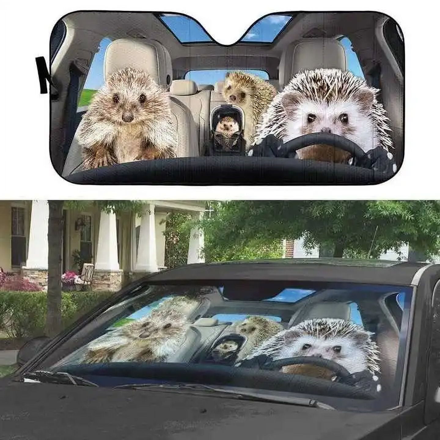 Laughing Wolves Wolf Wolf Auto Sun Shade - Walmart.com