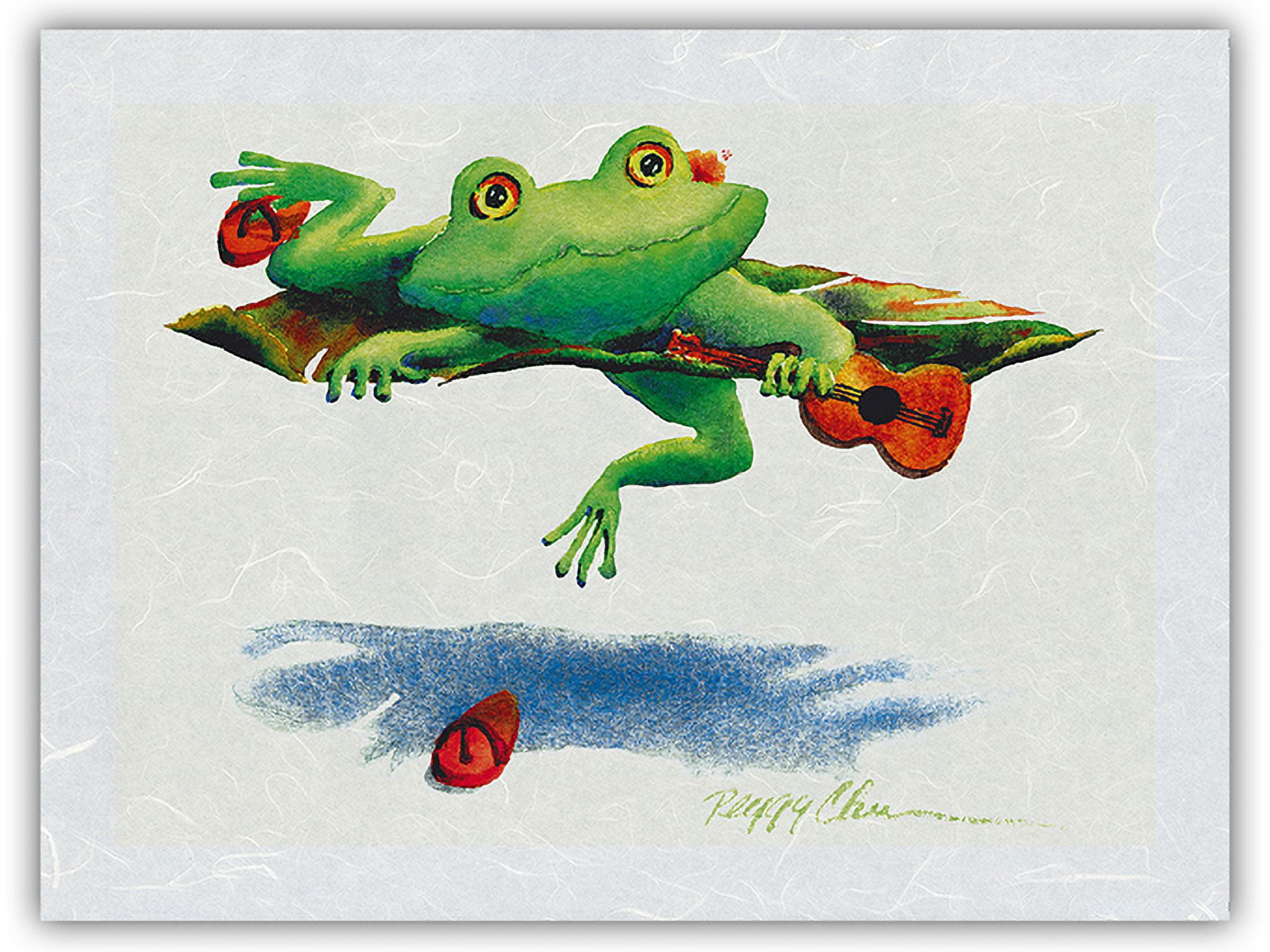 Launch Pad - Hawaiian Frog (Poloka) with Ukulele - From an Original ...