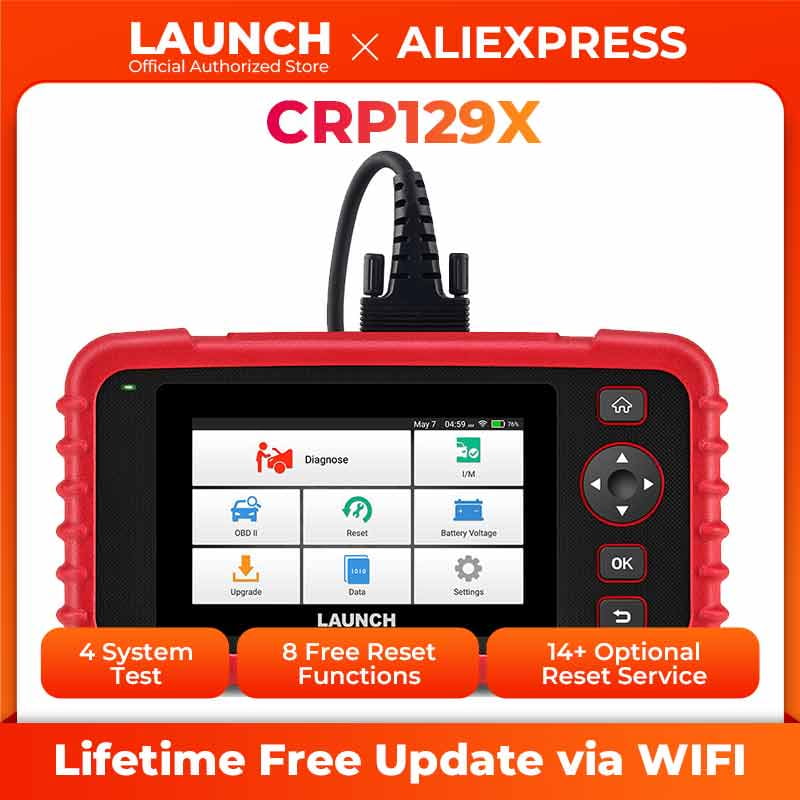 Launch X431 CRP129X OBD2 Scanner Code Reader Diagnostic Tools Engine ...