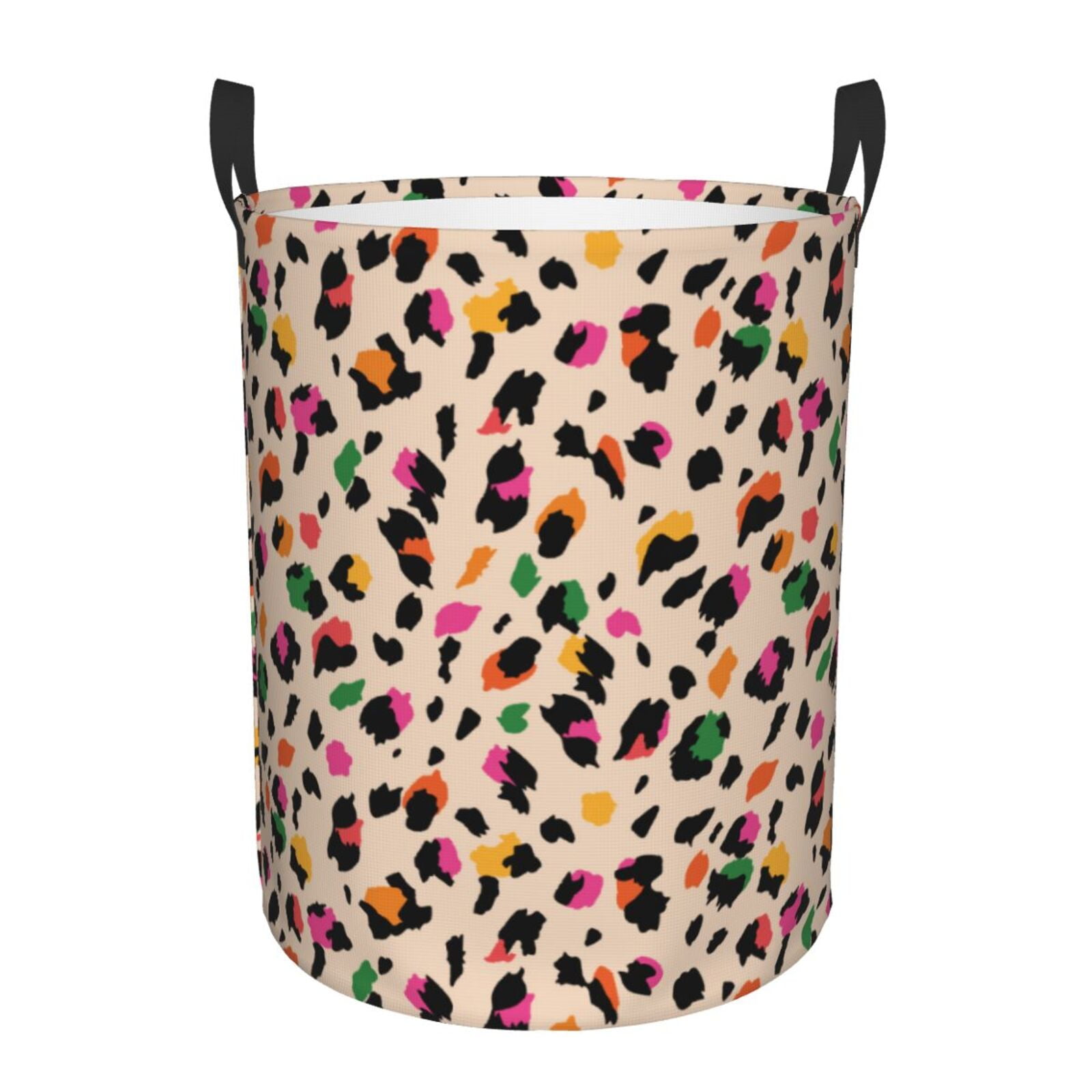 Laundry Basket, Abstract Leopard Print Waterproof Laundry Hamper With ...