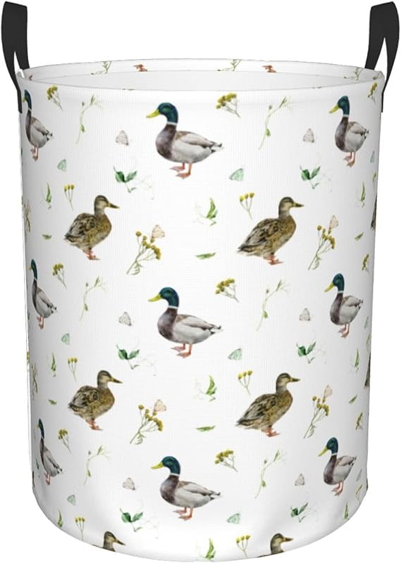 Laundry Basket Basketball Room Decor,Round Laundry Hamper Waterproof ...