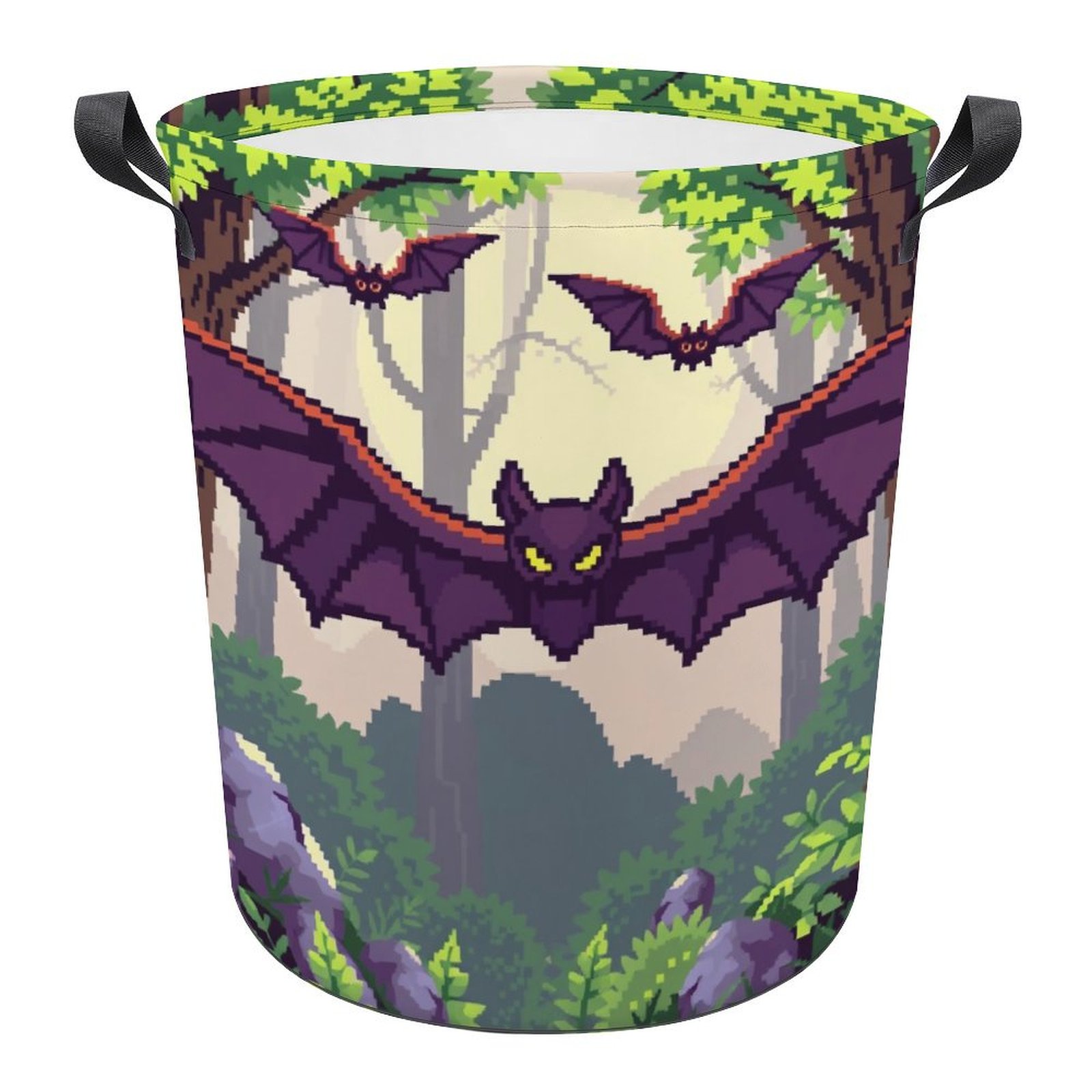 Laundry Basket Bat Folding Dirty Clothes Toys Storage Bucket Household ...