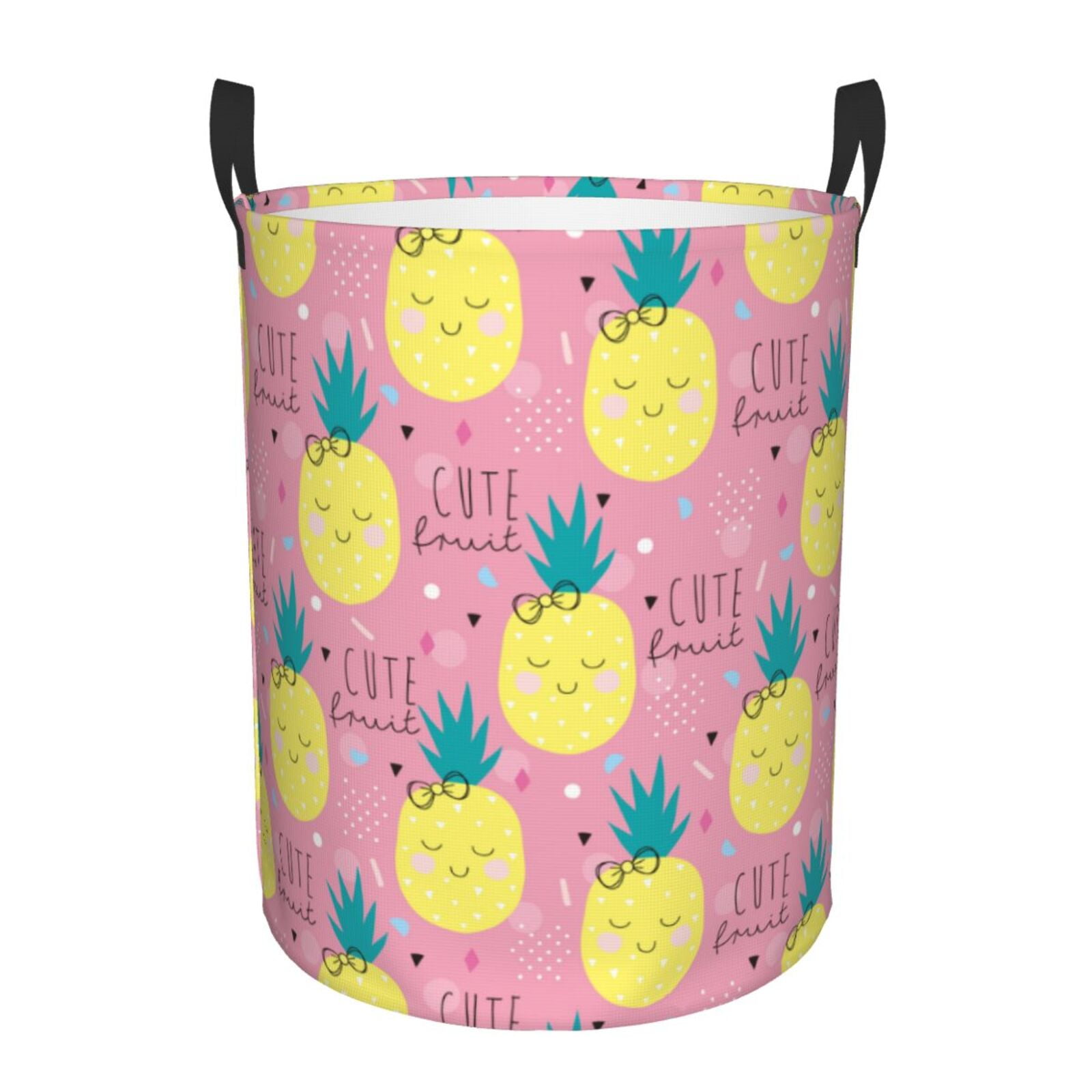 Laundry Basket, Beautiful Pineapple Waterproof Laundry Hamper With ...