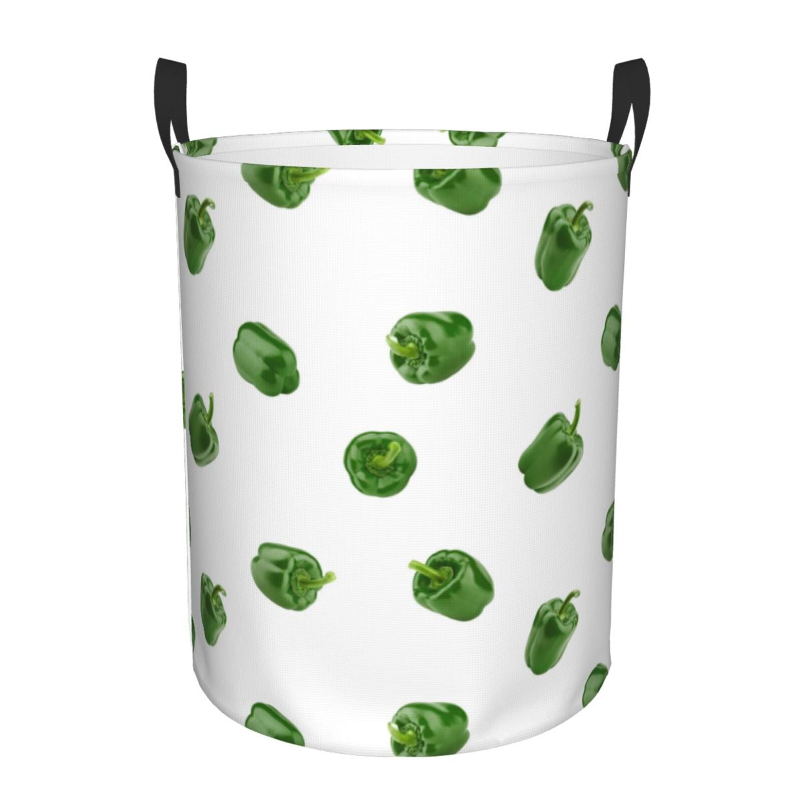 Laundry Basket, Bell Pepper Cute Waterproof Laundry Hamper With Padded ...