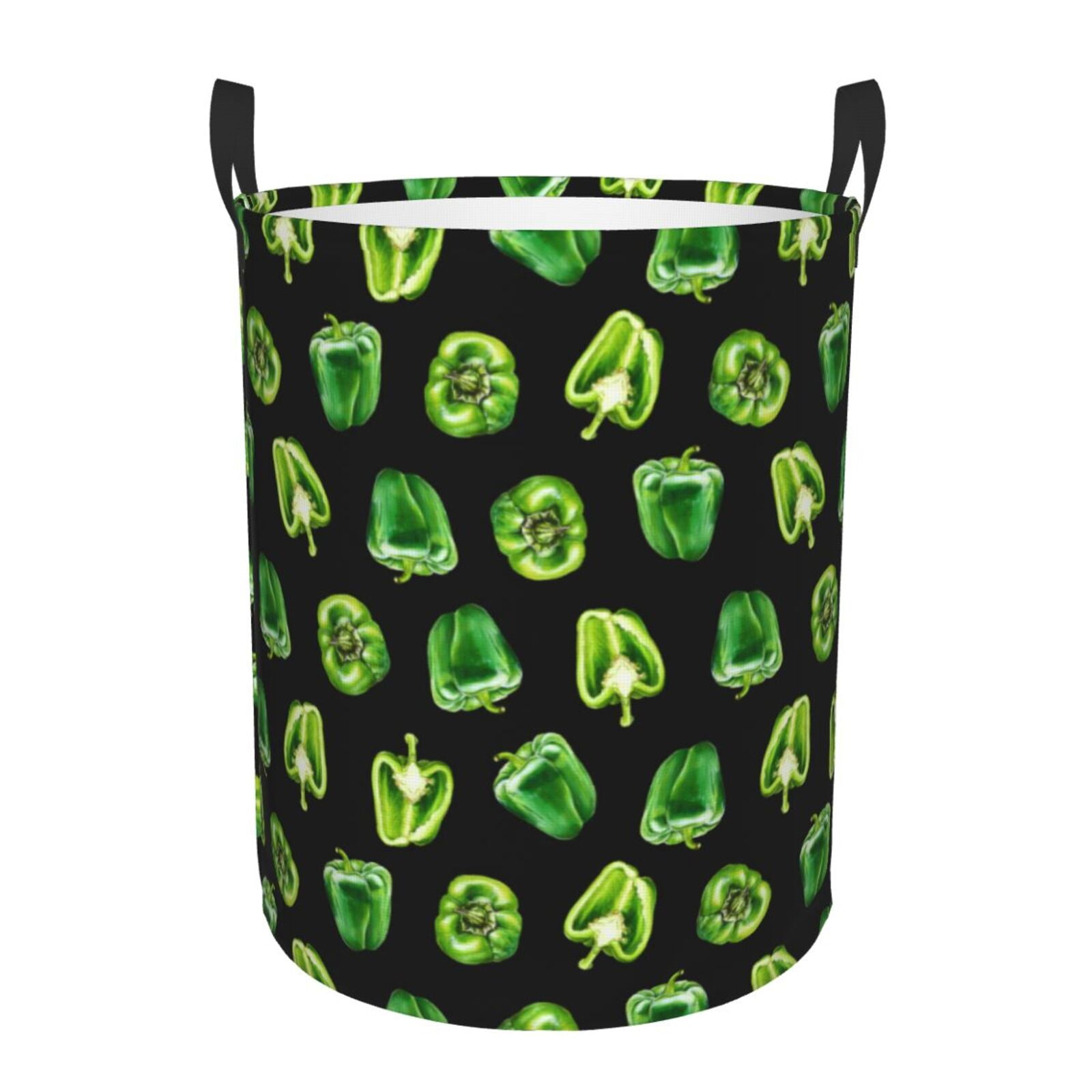 Laundry Basket, Bell Pepper Green Waterproof Laundry Hamper With ...