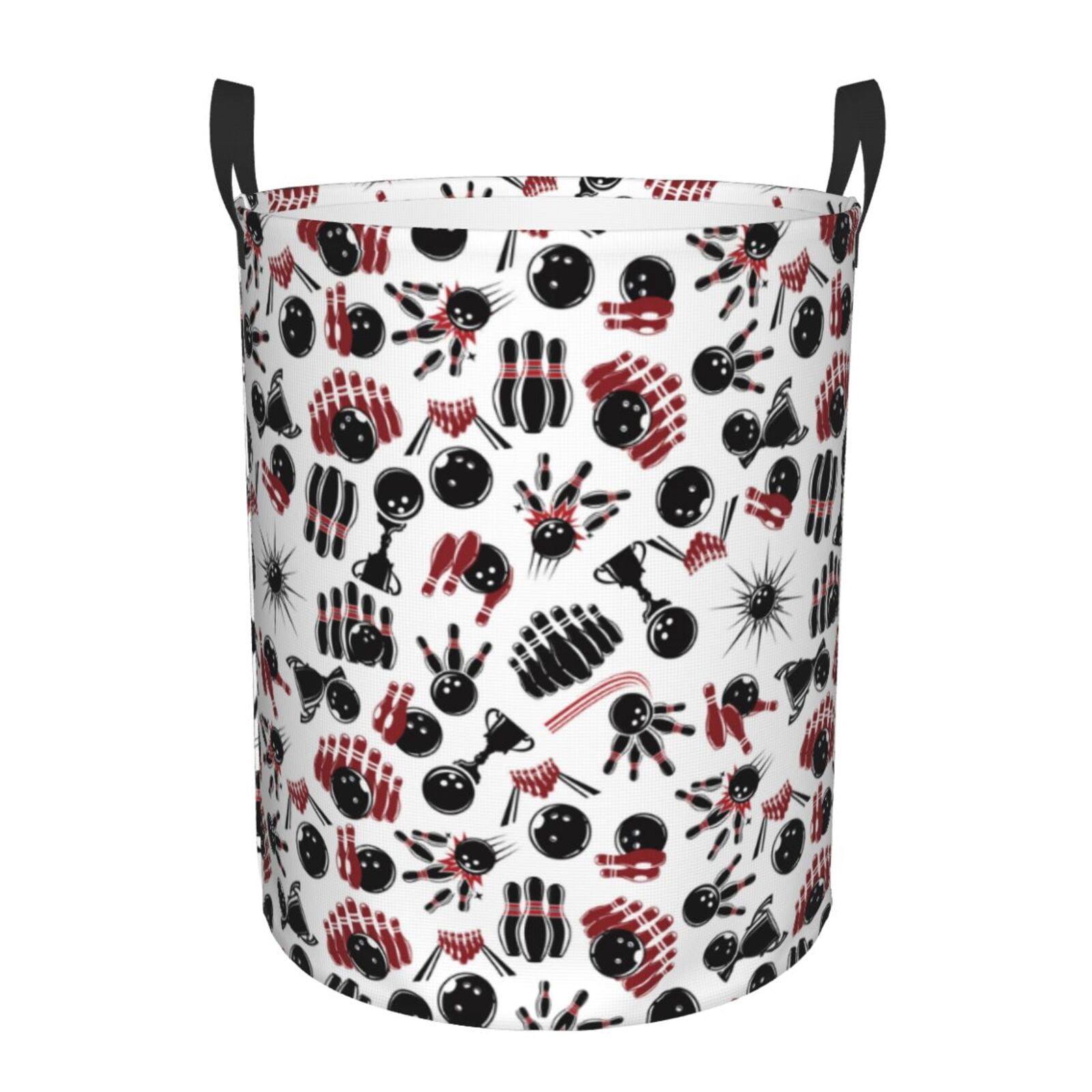 Laundry Basket, Bowling Waterproof Laundry Hamper With Padded Handles ...