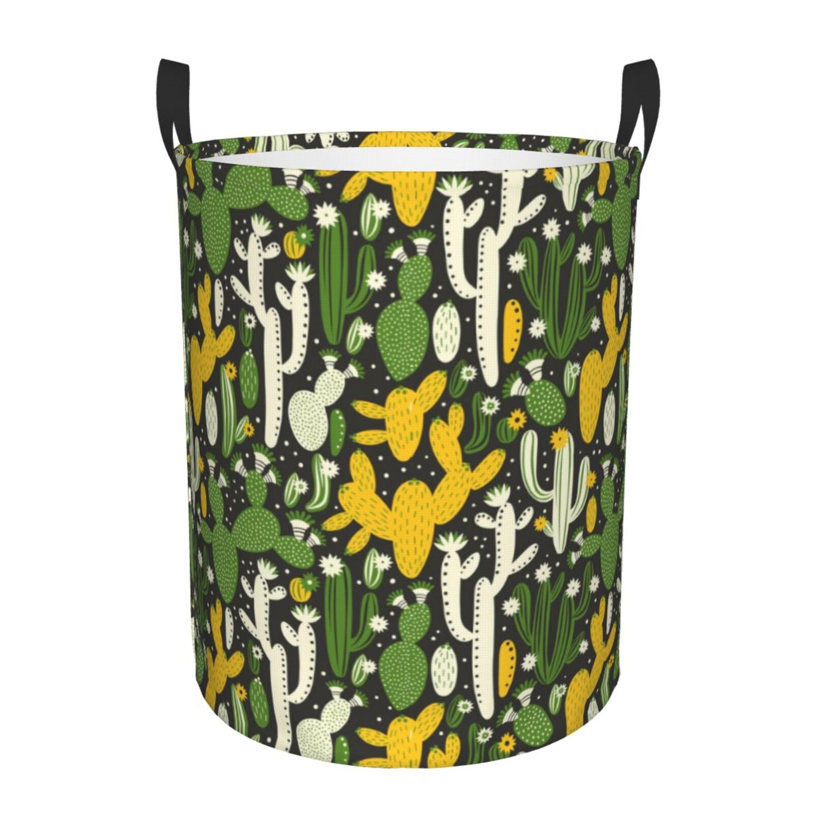 Laundry Basket, Cactus 4 Waterproof Laundry Hamper with Padded Handles ...