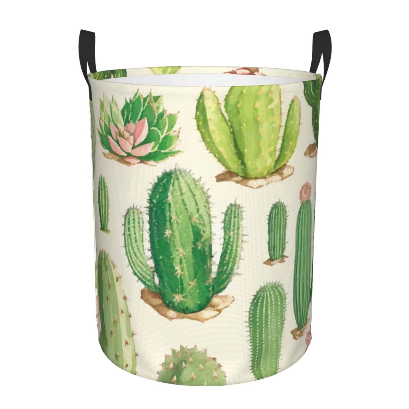 Laundry Basket, Cactus And Succulent Waterproof Laundry Hamper With ...