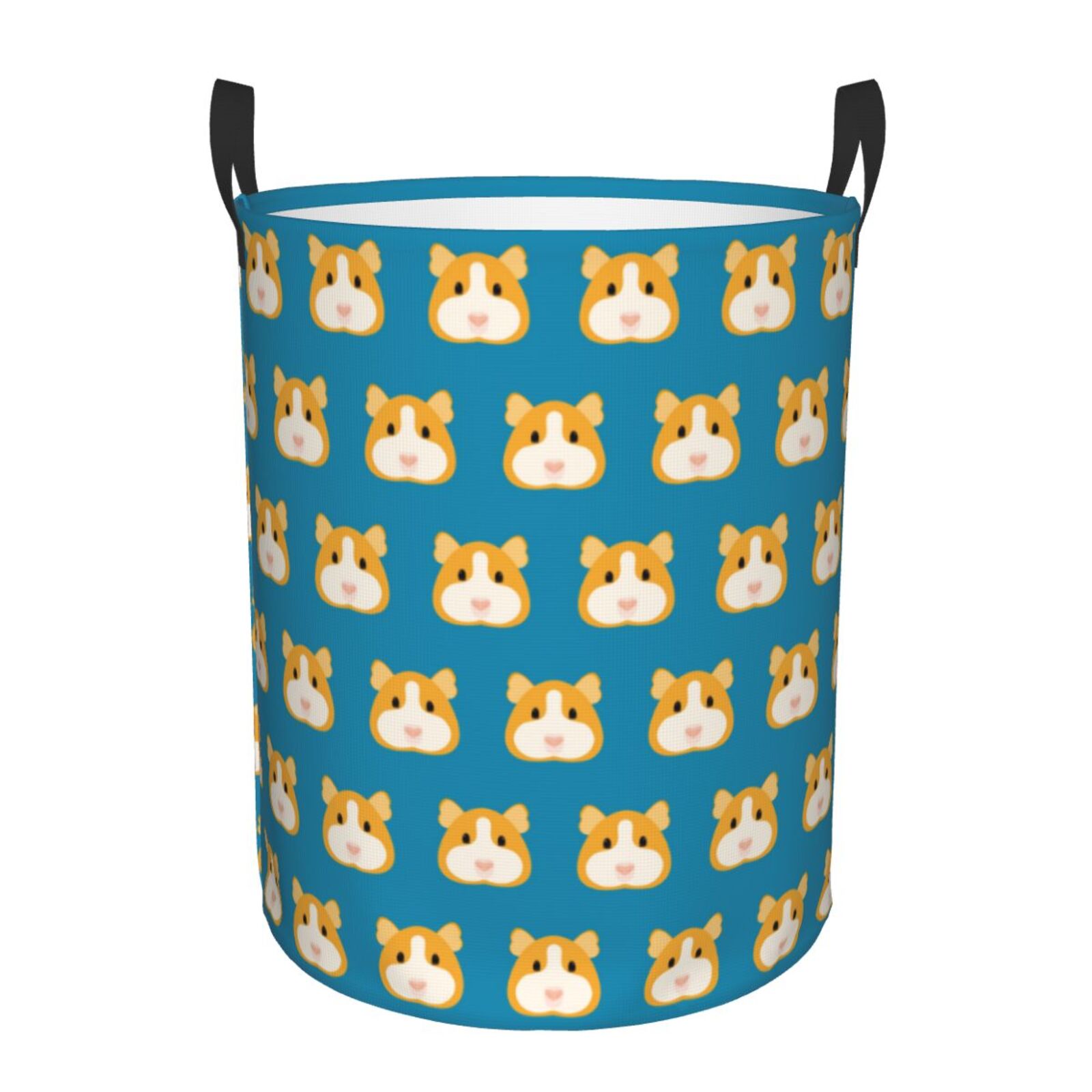 Laundry Basket, Cartoon Cute Hamster Blue Waterproof Laundry Hamper ...