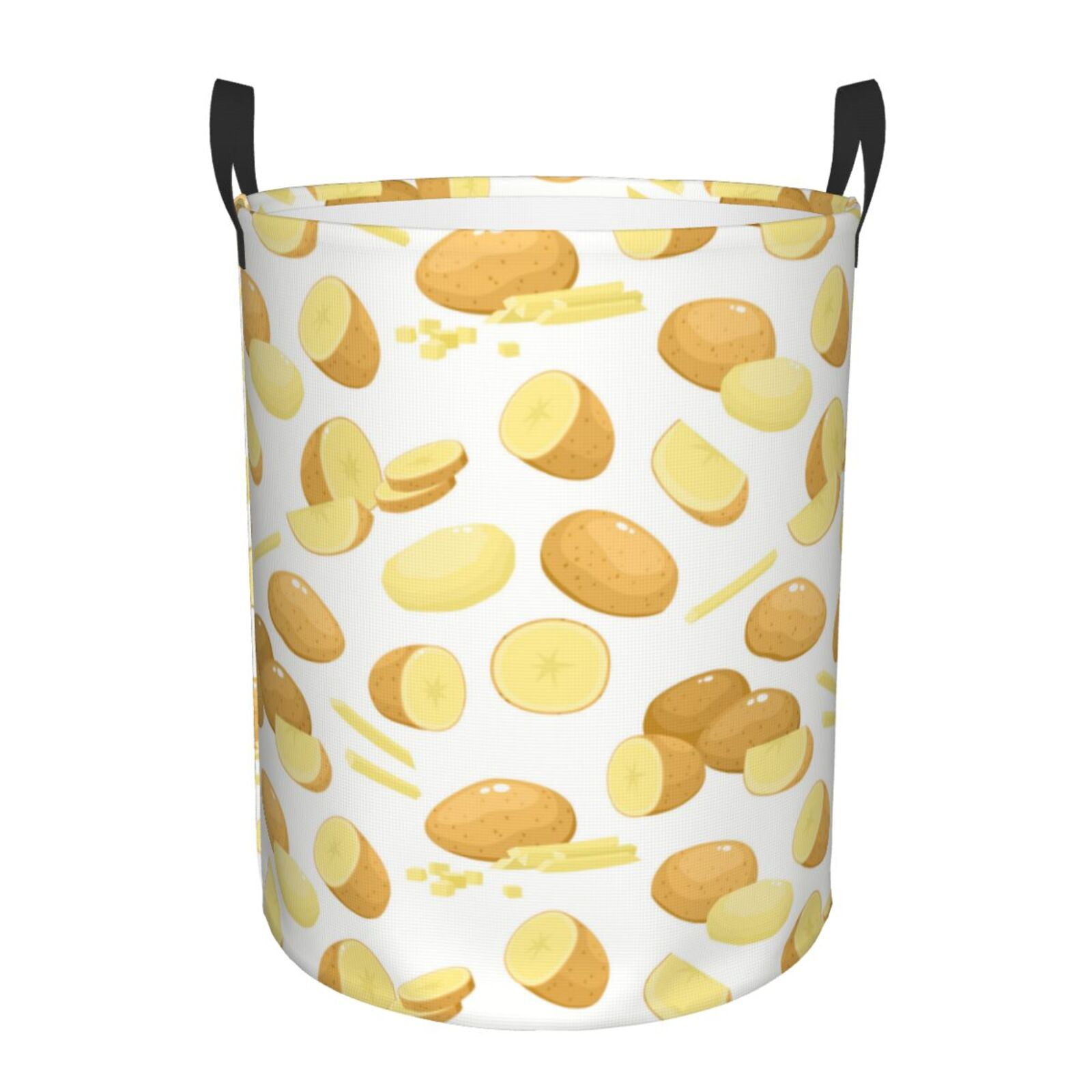 Laundry Basket, Cartoon Potato Pattern Waterproof Laundry Hamper With ...