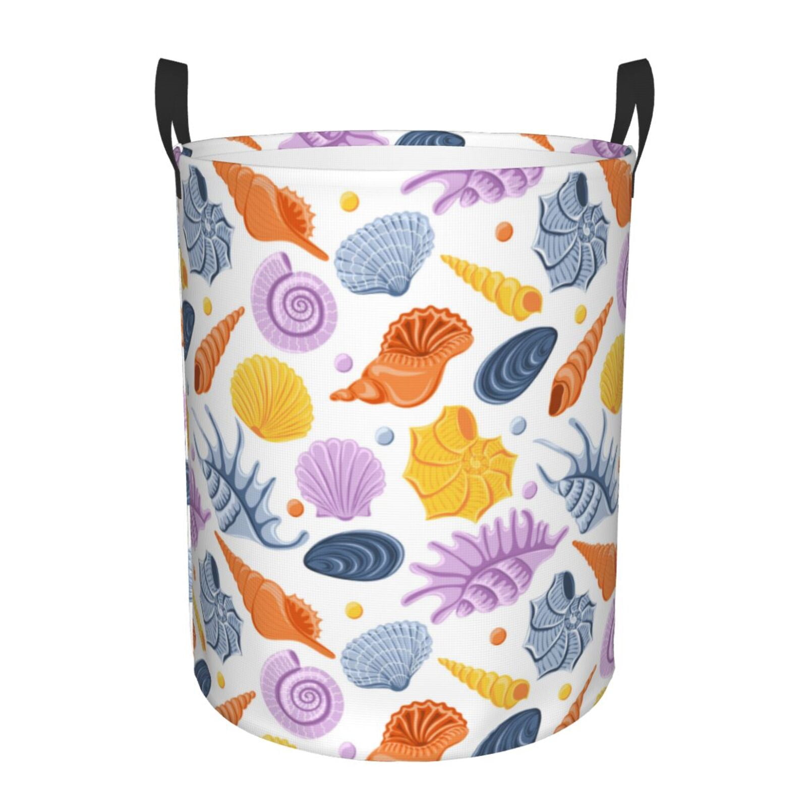 Laundry Basket, Cartoon Shell Conch Waterproof Laundry Hamper With ...
