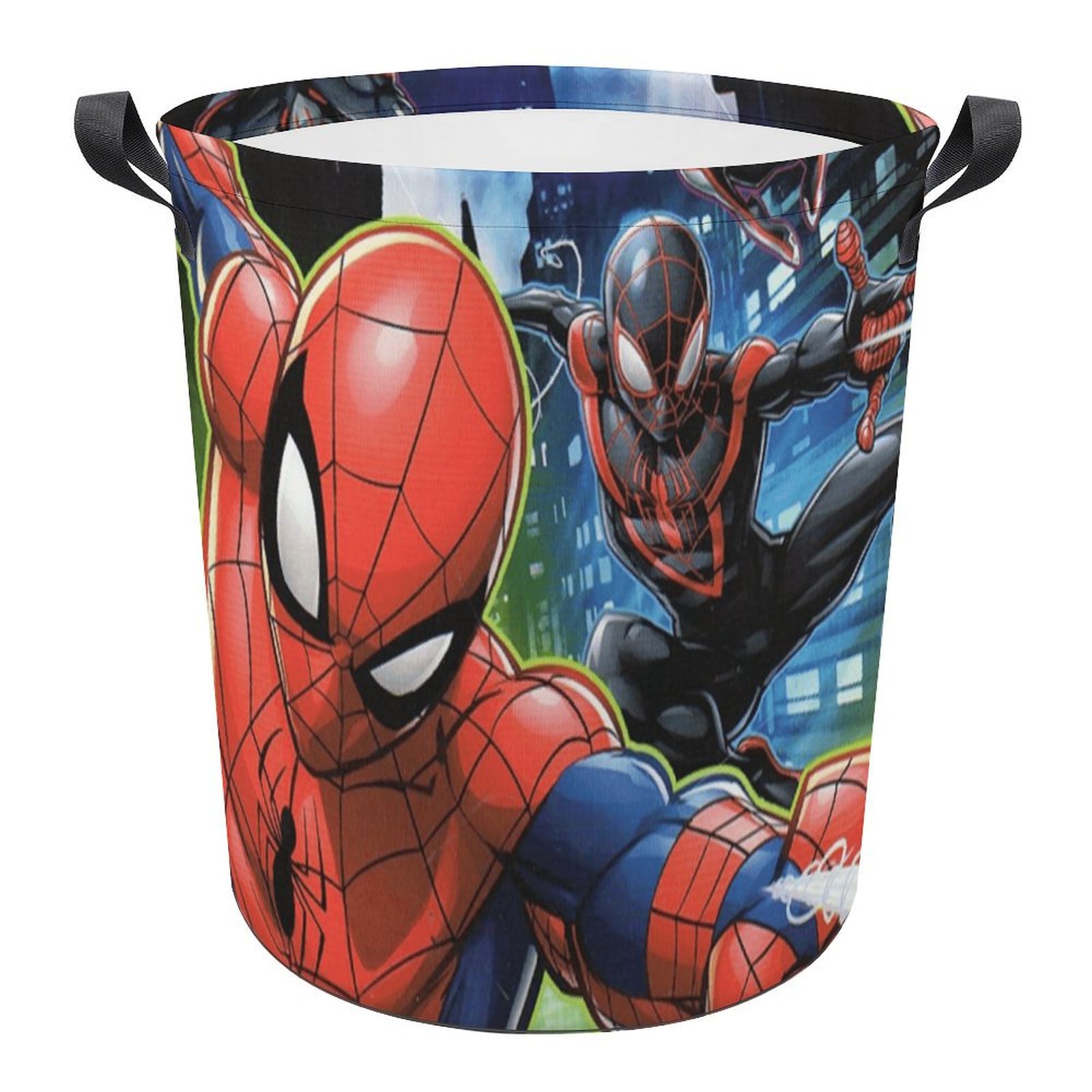 Laundry Basket Cartoon Spider Man Foldable Tote Bag Laundry Hamper ...