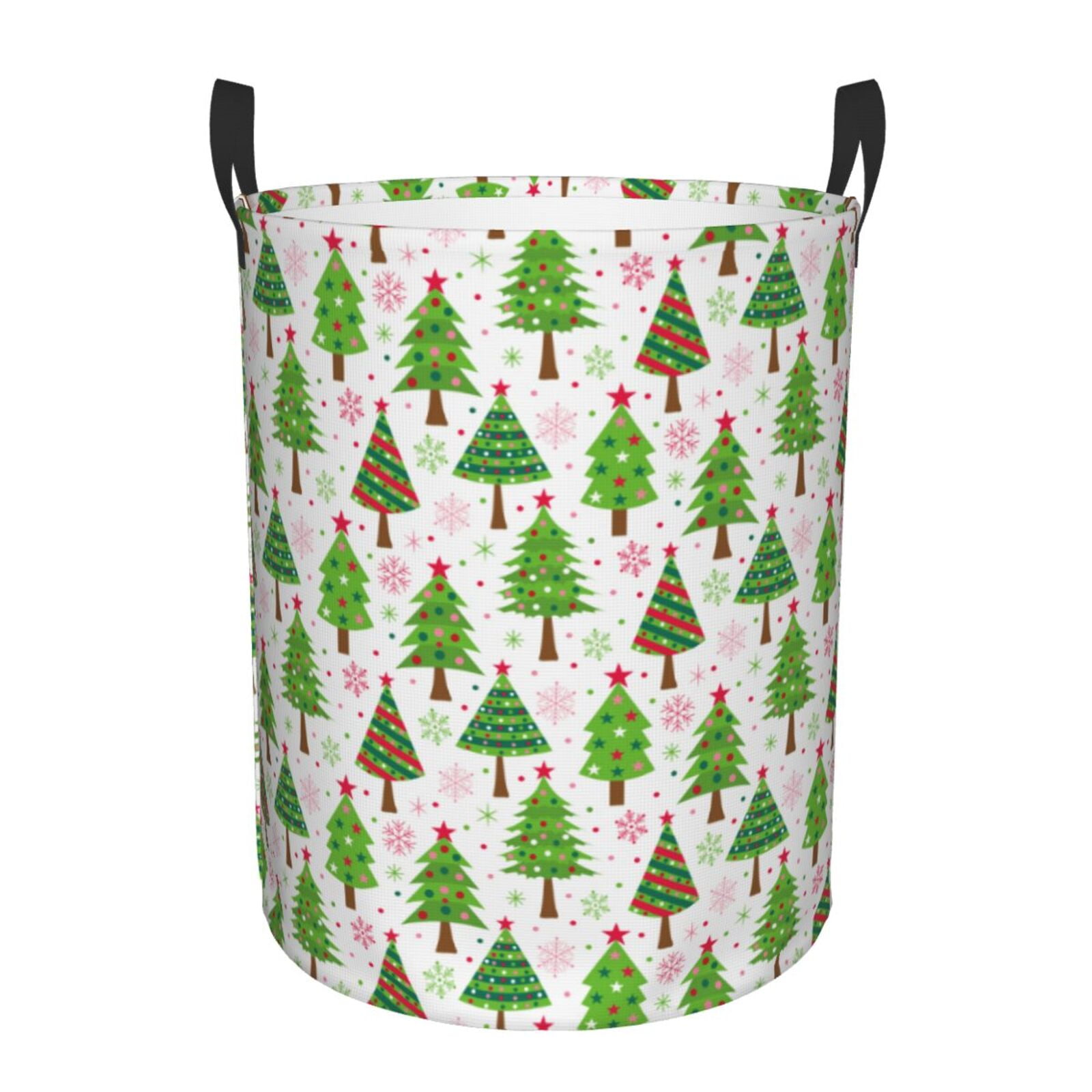 Laundry Basket, Christmas Trees Laundry Hamper Waterproof Laundry Bag ...