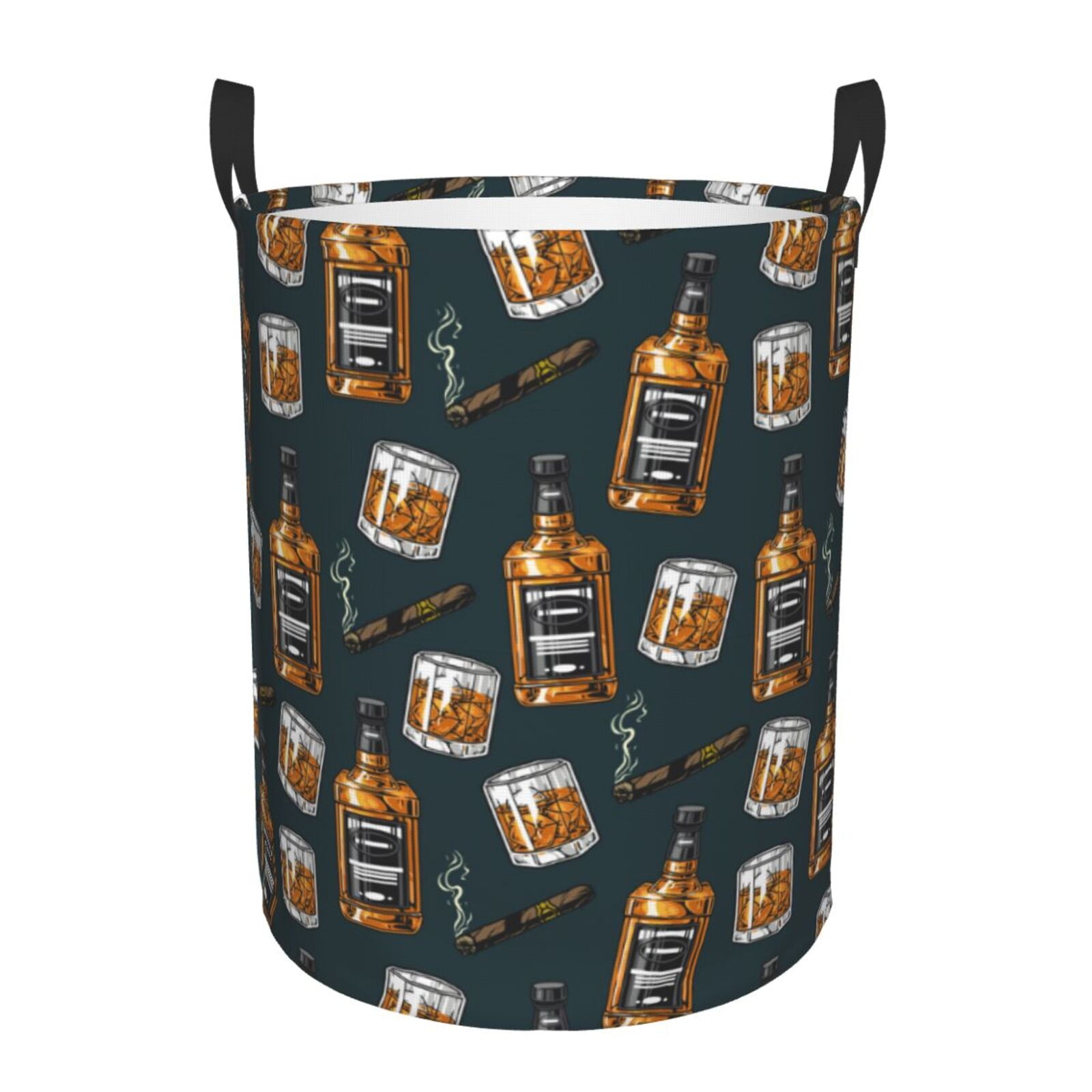 Laundry Basket, Cigar Waterproof Laundry Hamper with Padded Handles ...