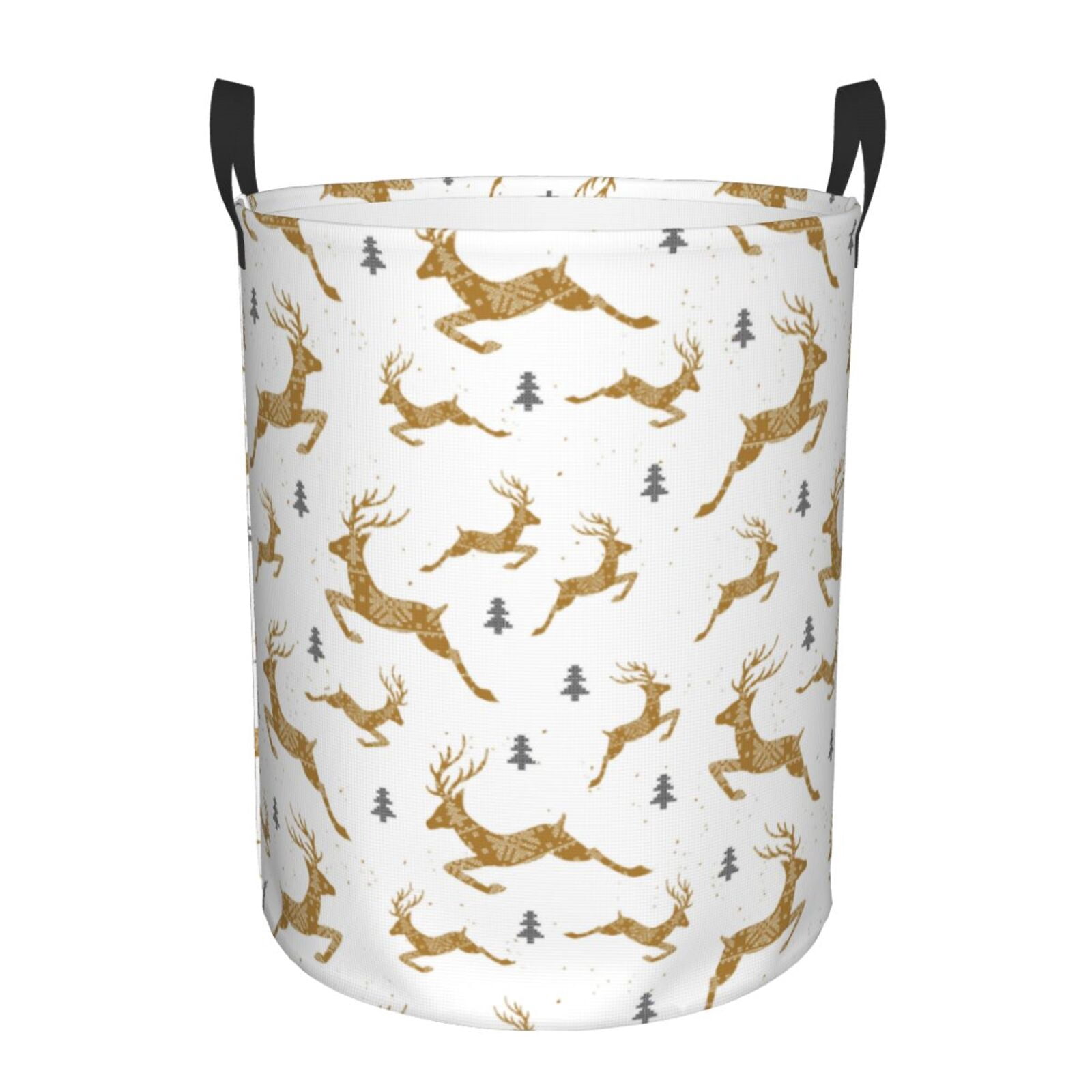 Laundry Basket, Classic Deer Tree Waterproof Laundry Hamper With ...