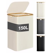 Redmon Contemporary Country Collection Laundry Hamper, Bamboo - Walmart.com