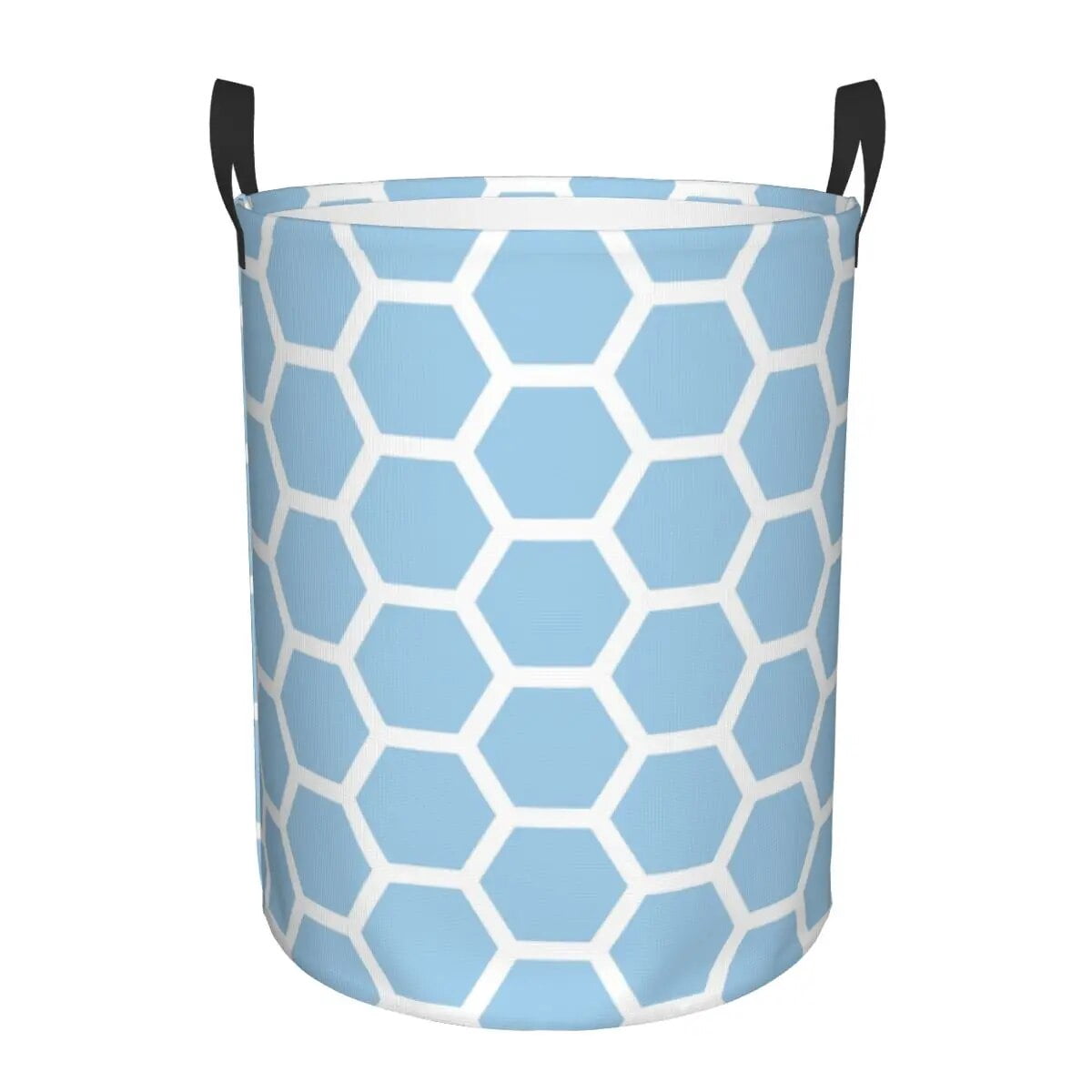 Laundry Basket Collapsible Hexagons Geometric Clothes Hamper for ...
