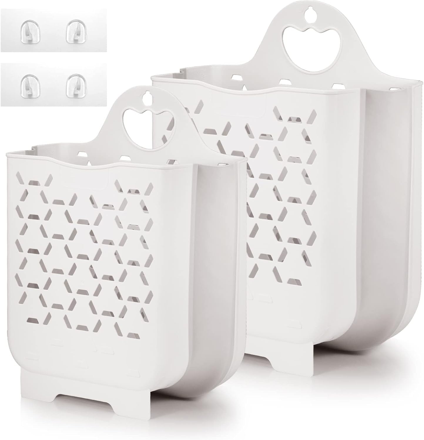 Laundry Basket Collapsible Laundry Hamper 2 Packs Clothes Hamper ...