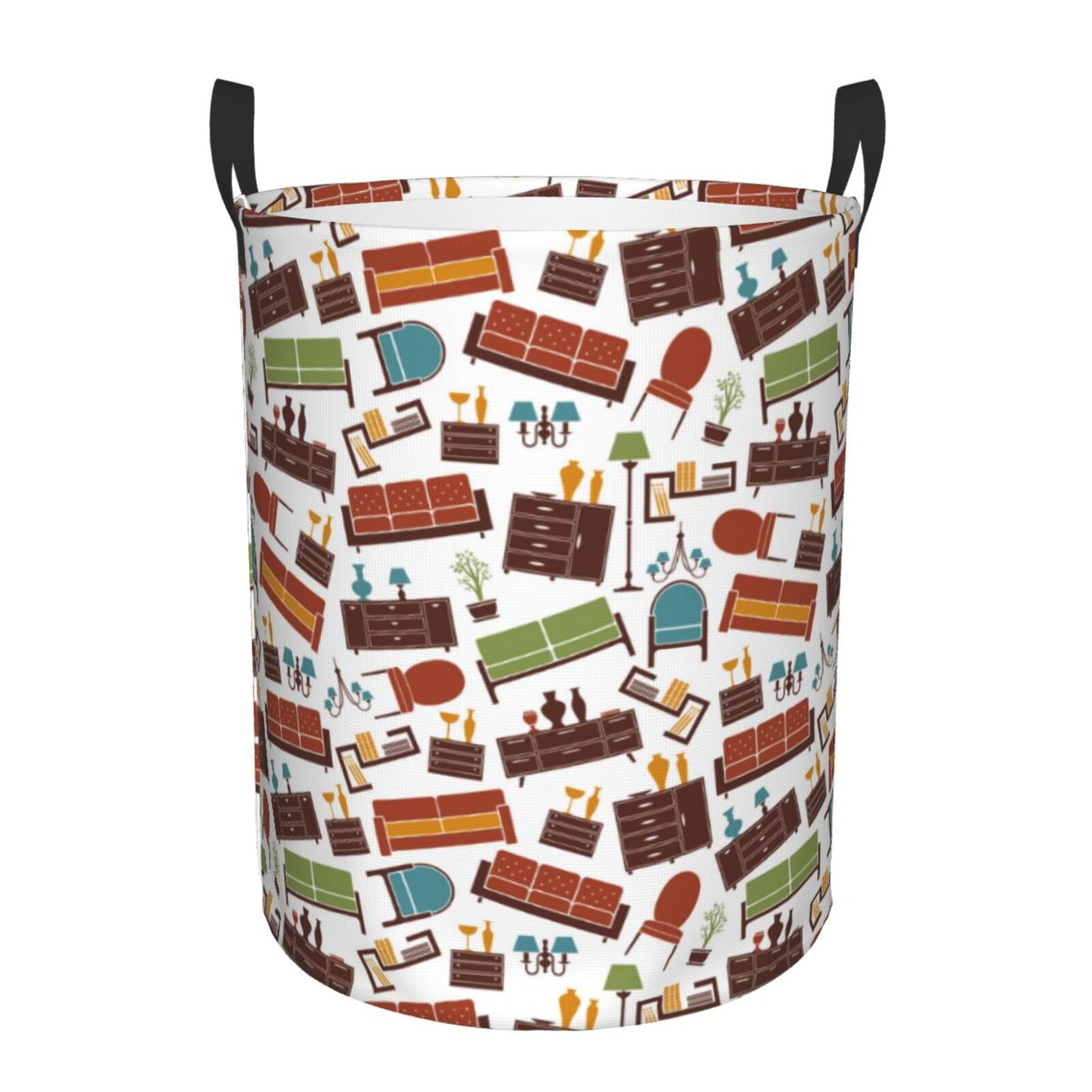 Laundry Basket, Colorful Furniture Waterproof Laundry Hamper With ...
