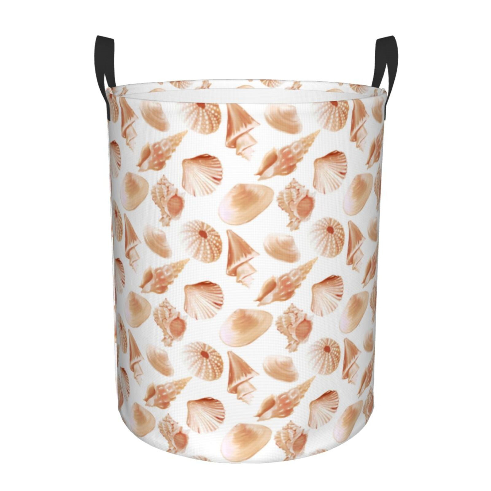 Laundry Basket, Conch Shells Print No.9026 Waterproof Laundry Hamper ...