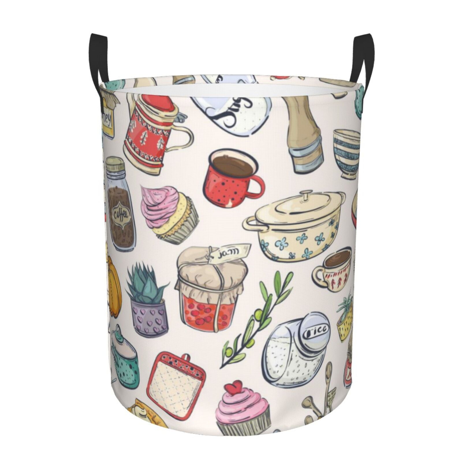 Laundry Basket, Cooking Utensils Waterproof Laundry Hamper With Padded ...