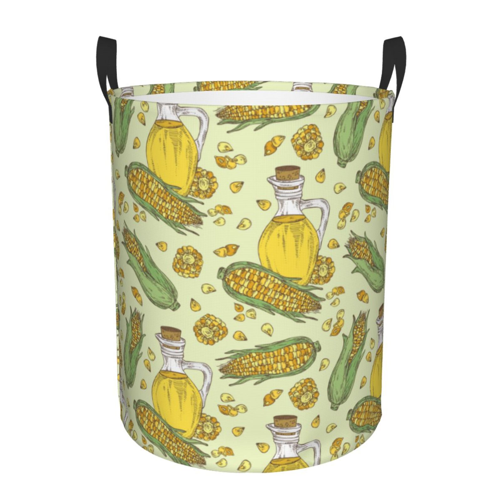 Laundry Basket, Corn And Corn Oil Waterproof Laundry Hamper with Padded ...