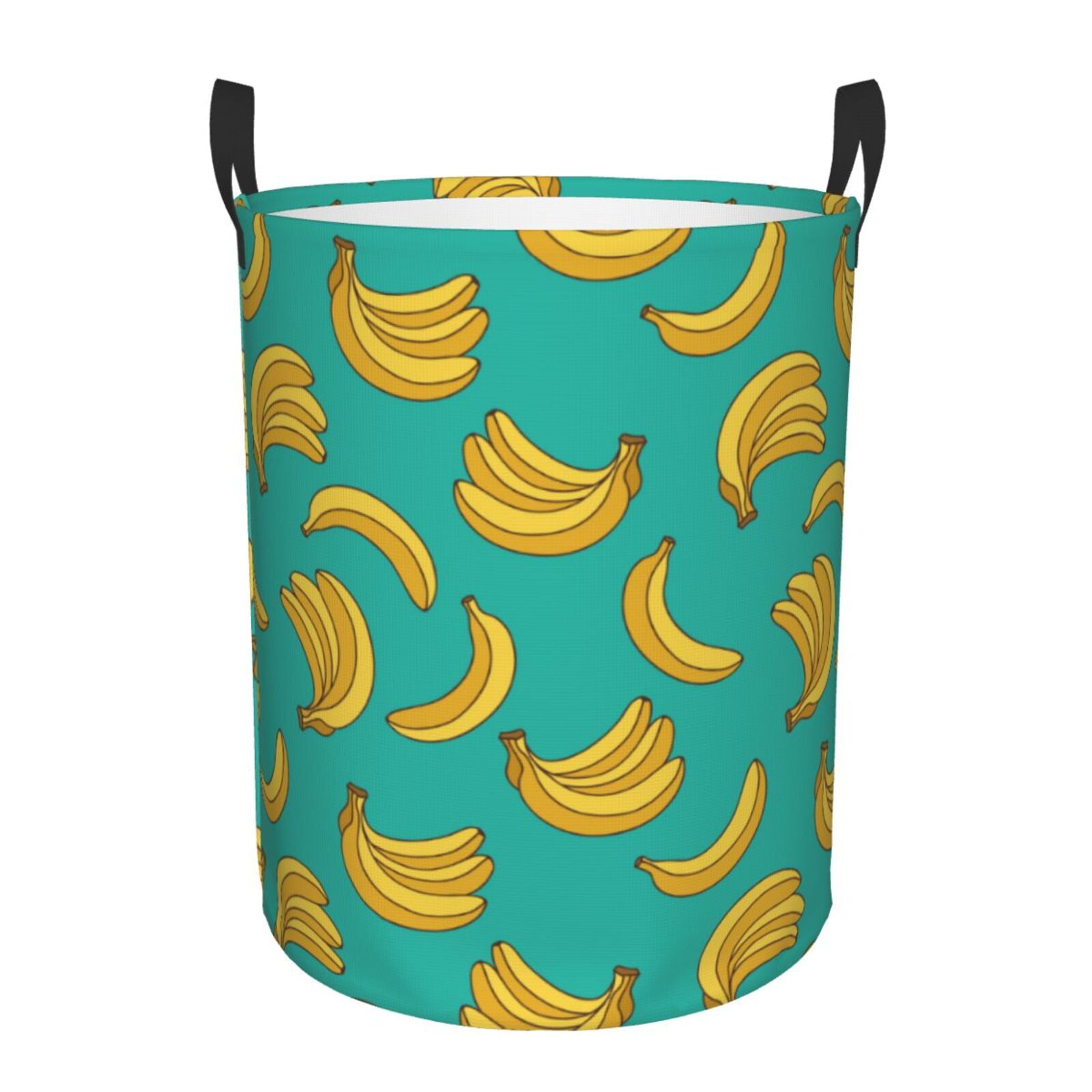 Laundry Basket, Cute Banana Navy Waterproof Laundry Hamper With Padded ...