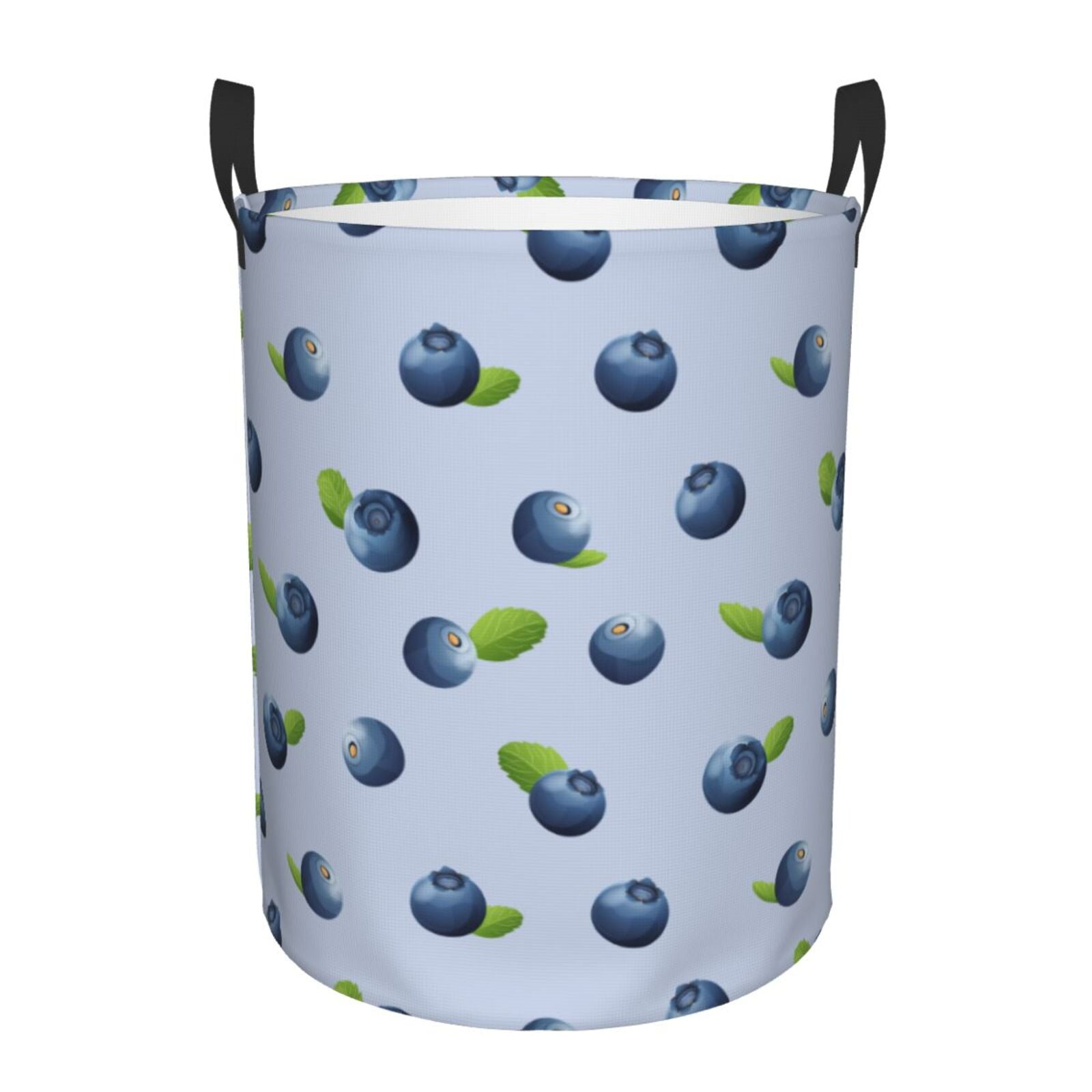 Laundry Basket, Cute Blueberry Design Waterproof Laundry Hamper With ...