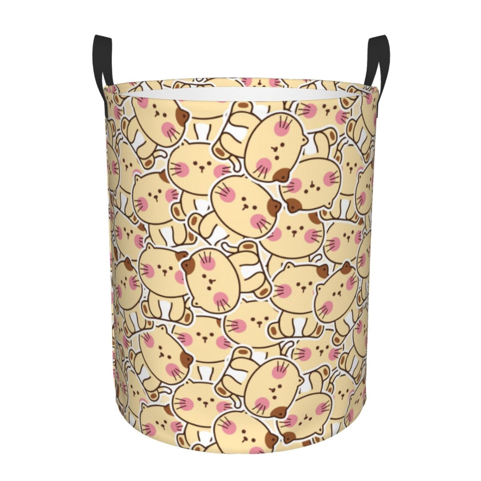Laundry Basket, Cute Cats 4 Laundry Hamper Waterproof Laundry Bag ...