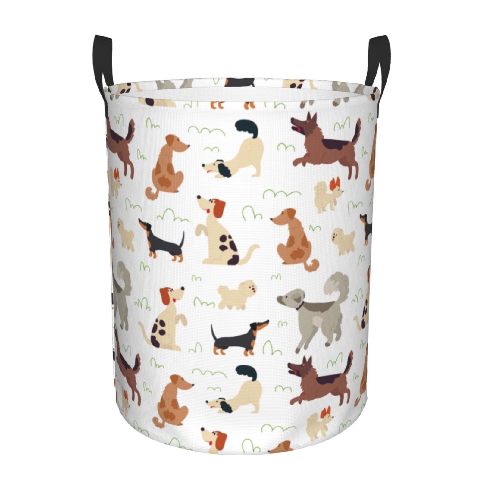 Laundry Basket, Cute Dog Puppy Outdoor Waterproof Laundry Hamper With ...