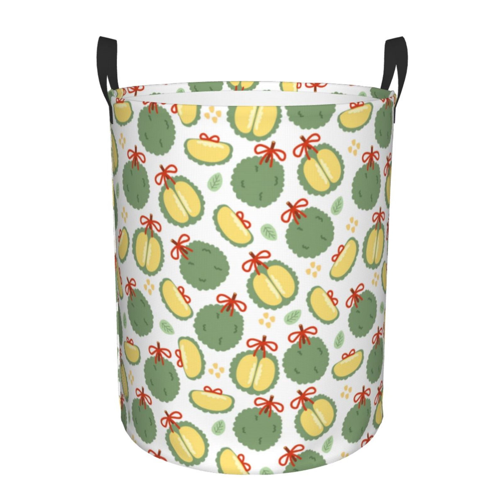 Laundry Basket, Cute Durian Bow Tie Waterproof Laundry Hamper With ...