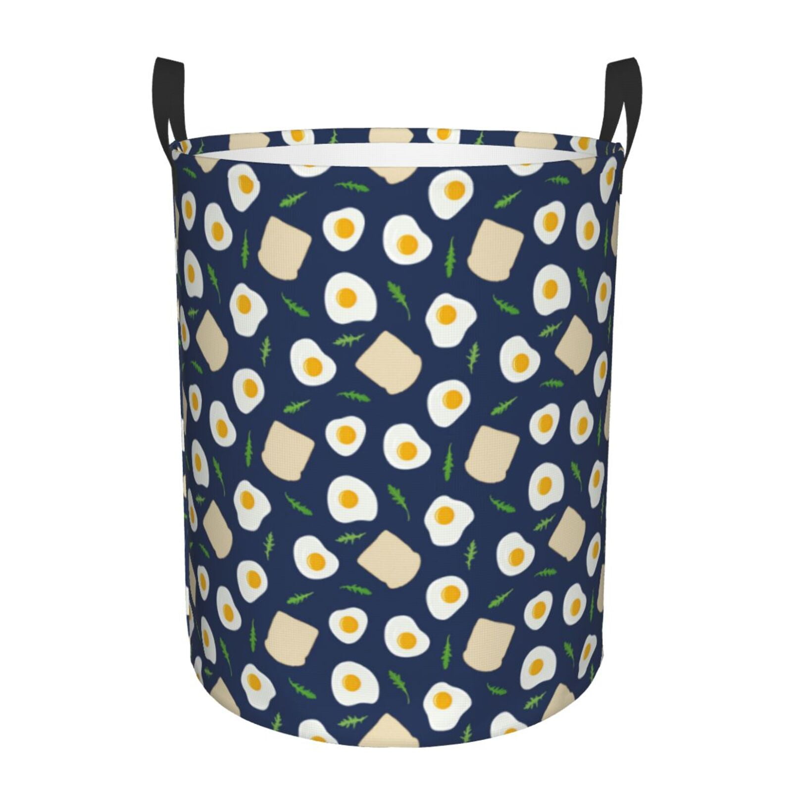 Laundry Basket, Cute Fried Egg Bread Waterproof Laundry Hamper With ...