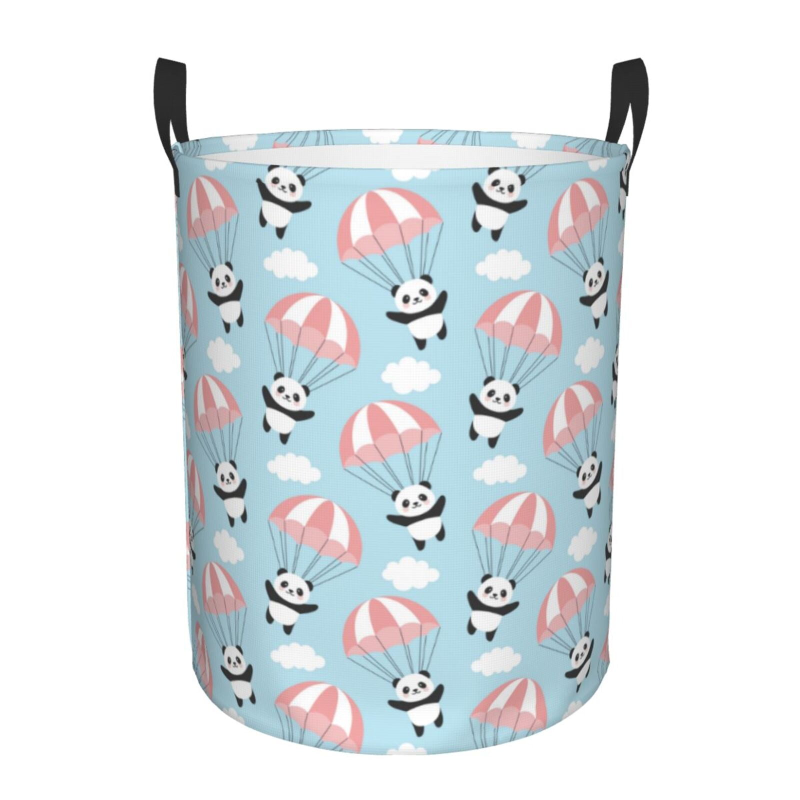 Laundry Basket, Cute Panda Flying In The Sky Waterproof Laundry Hamper ...