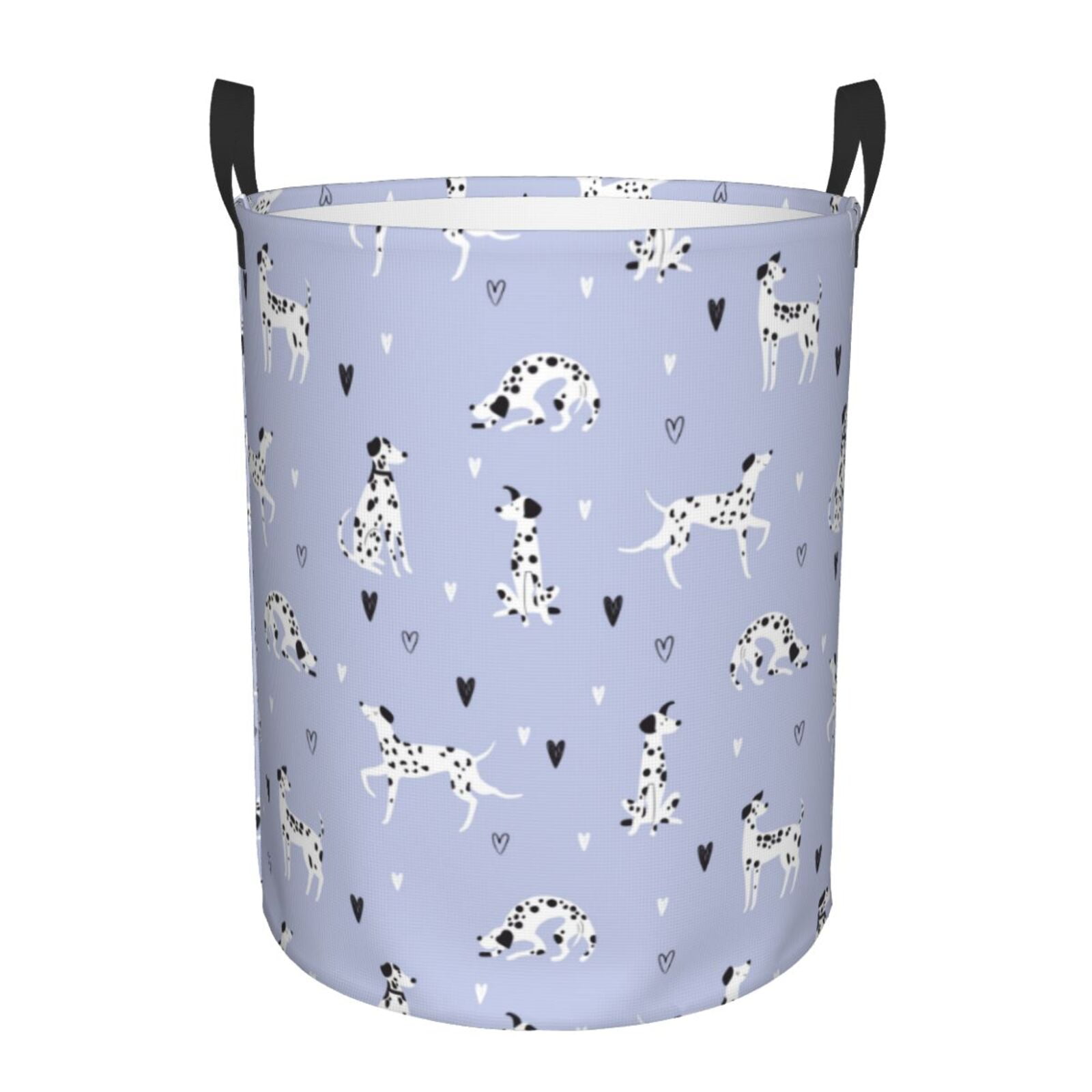 Laundry Basket, Cute Spotted Dog Puppy Waterproof Laundry Hamper With ...
