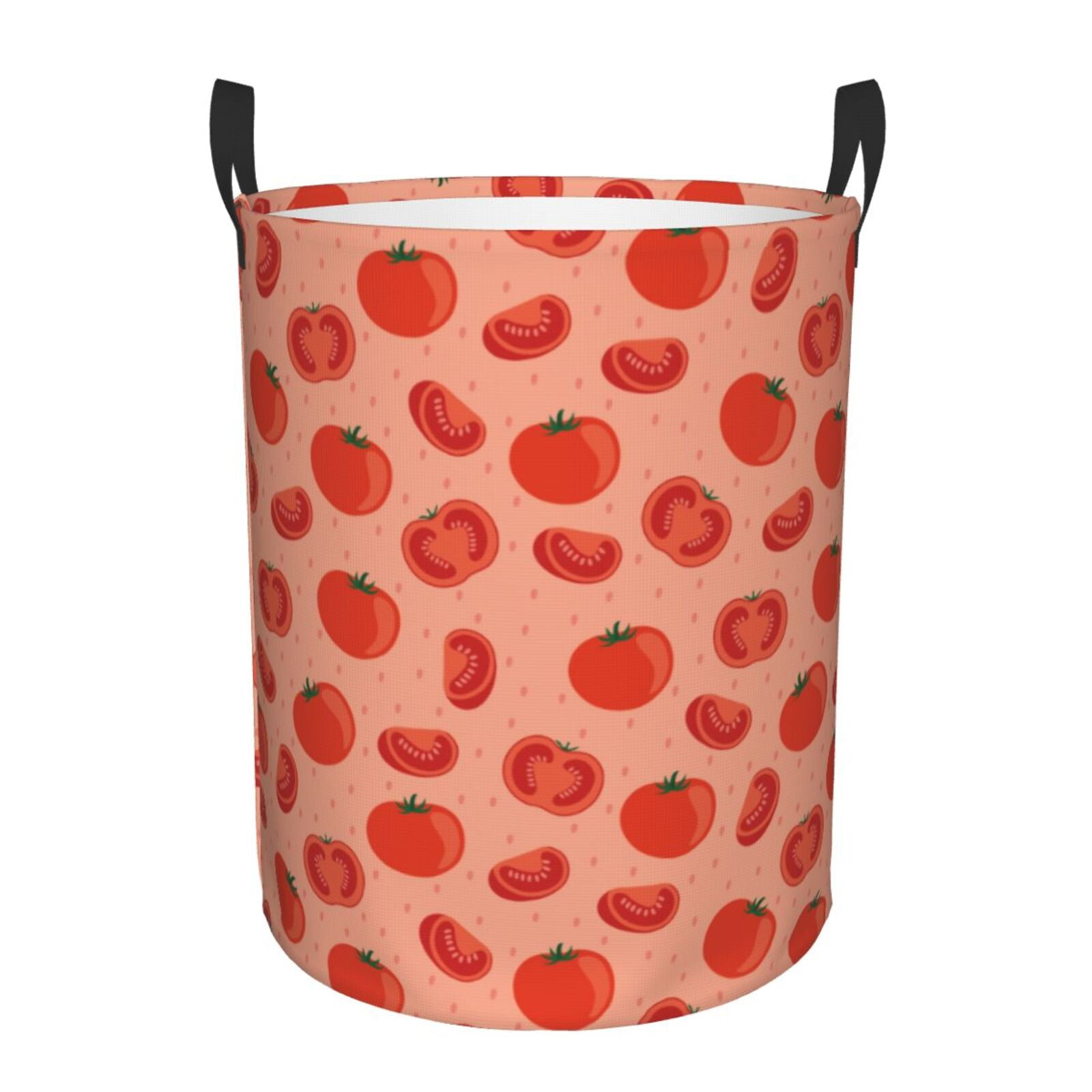 Laundry Basket, Cute Tomato Waterproof Laundry Hamper With Padded ...