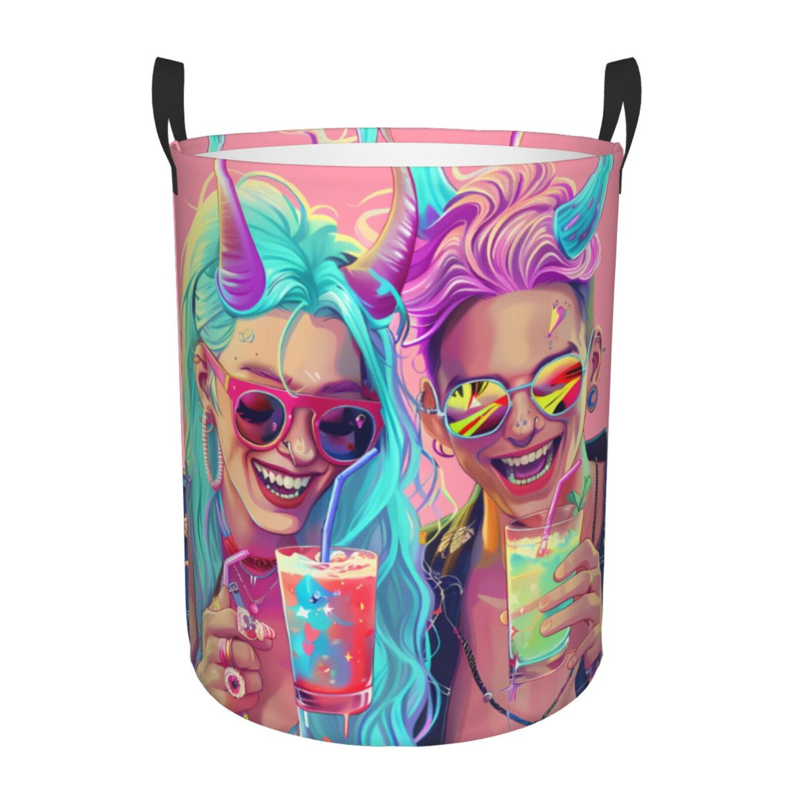 Laundry Basket, Dirty Clothes Hamper, Waterproof Laundry Bag Washing ...
