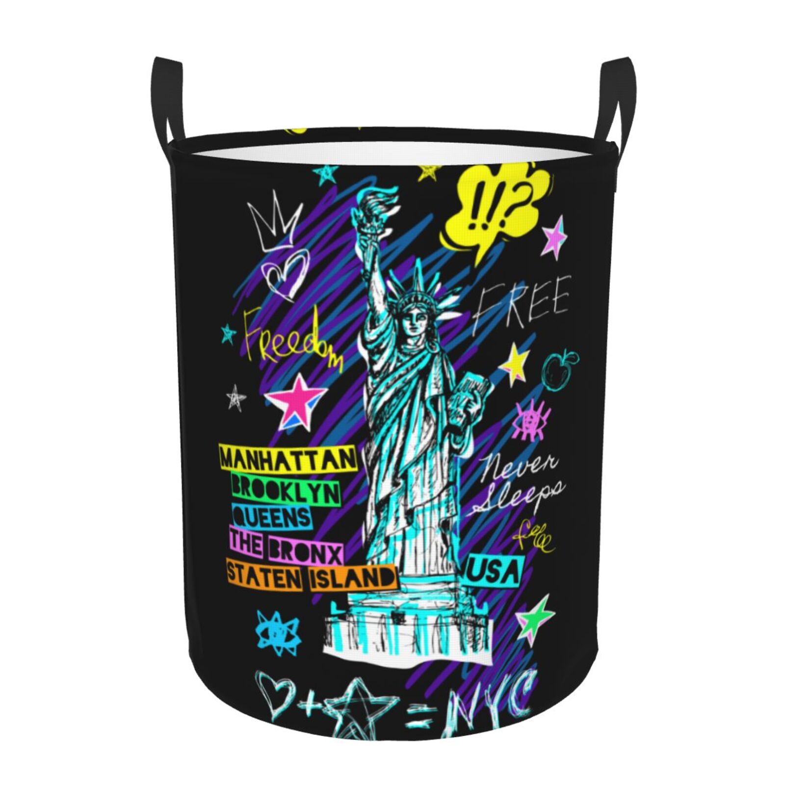 Laundry Basket, Dirty Clothes Hamper, Waterproof Laundry Bag Washing ...