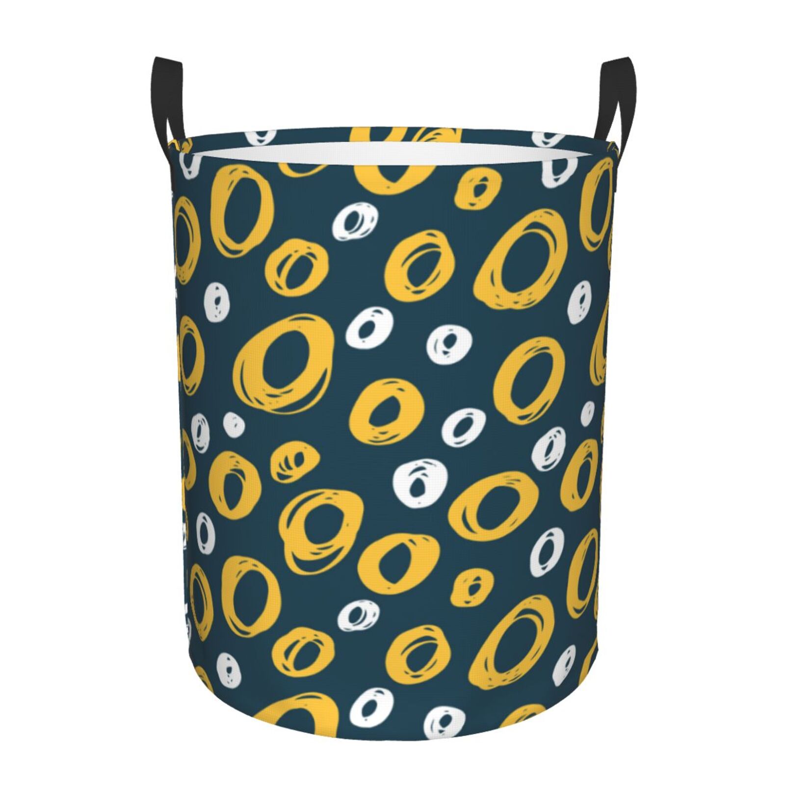 Laundry Basket, Doodle casual polka dot Waterproof Laundry Hamper with ...
