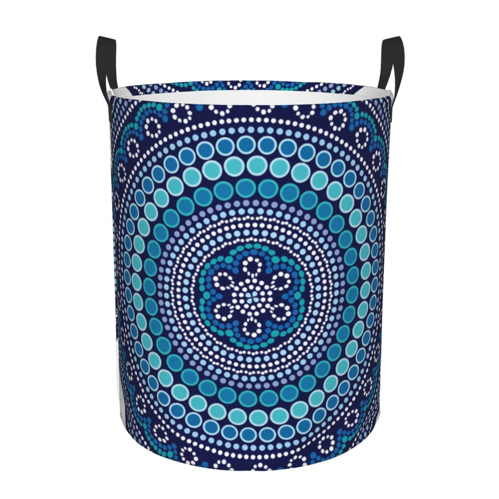 Laundry Basket, Dot Painting Laundry Hamper Waterproof Laundry Bag Clothes Hamper Laundry Bin ...