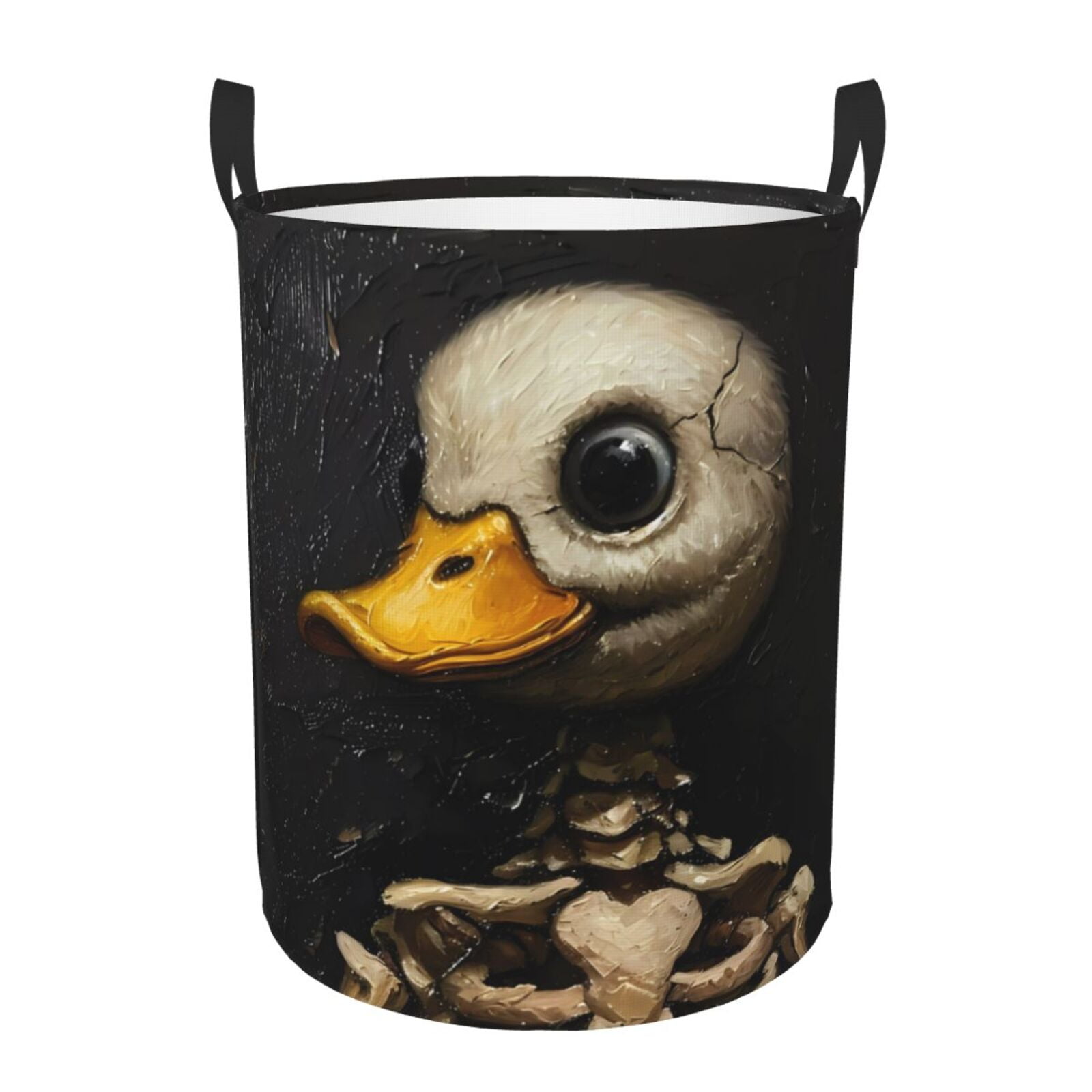Laundry Basket, Duck Bones Waterproof Laundry Hamper With Padded ...