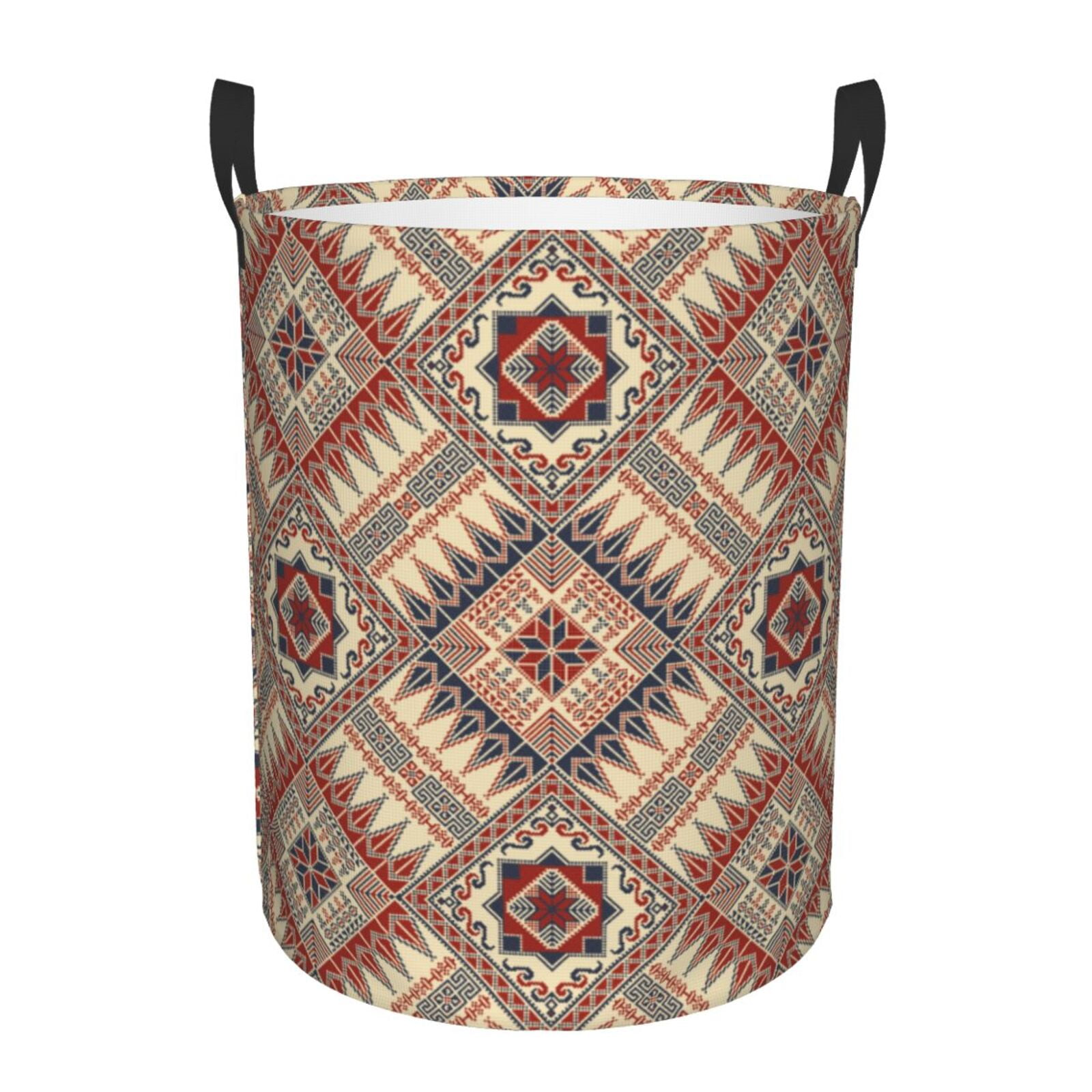 Laundry Basket, Fashion Tatreez (3) Waterproof Laundry Hamper with ...