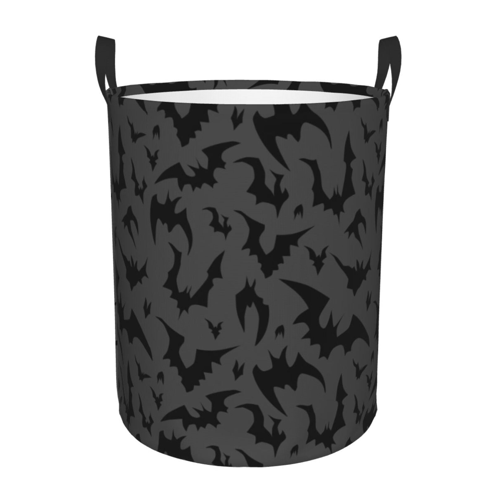 Laundry Basket, Flying bats cool dark grey Laundry Hamper Waterproof ...
