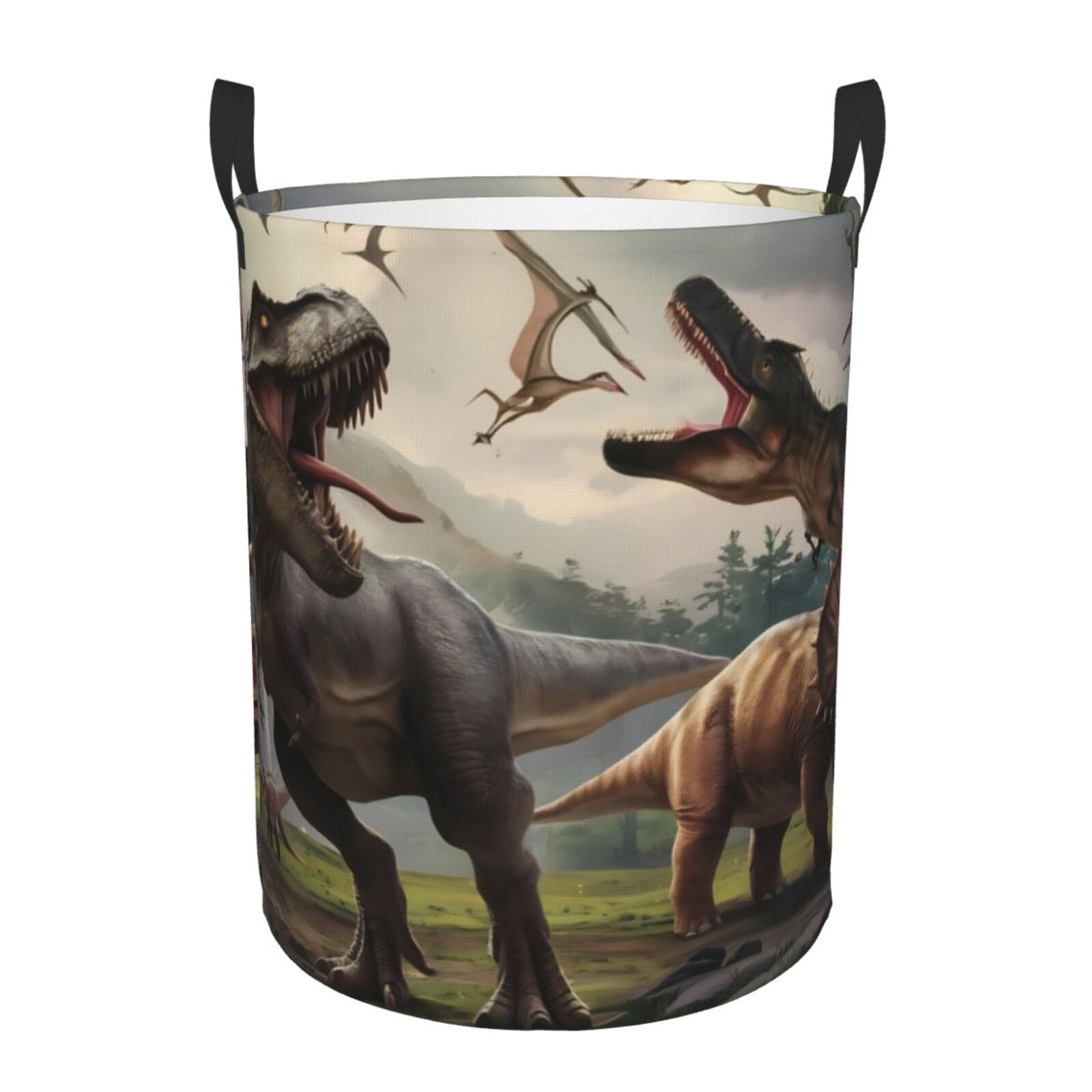 Laundry Basket, Forest Park Dinosaur Laundry Hamper Waterproof Laundry ...
