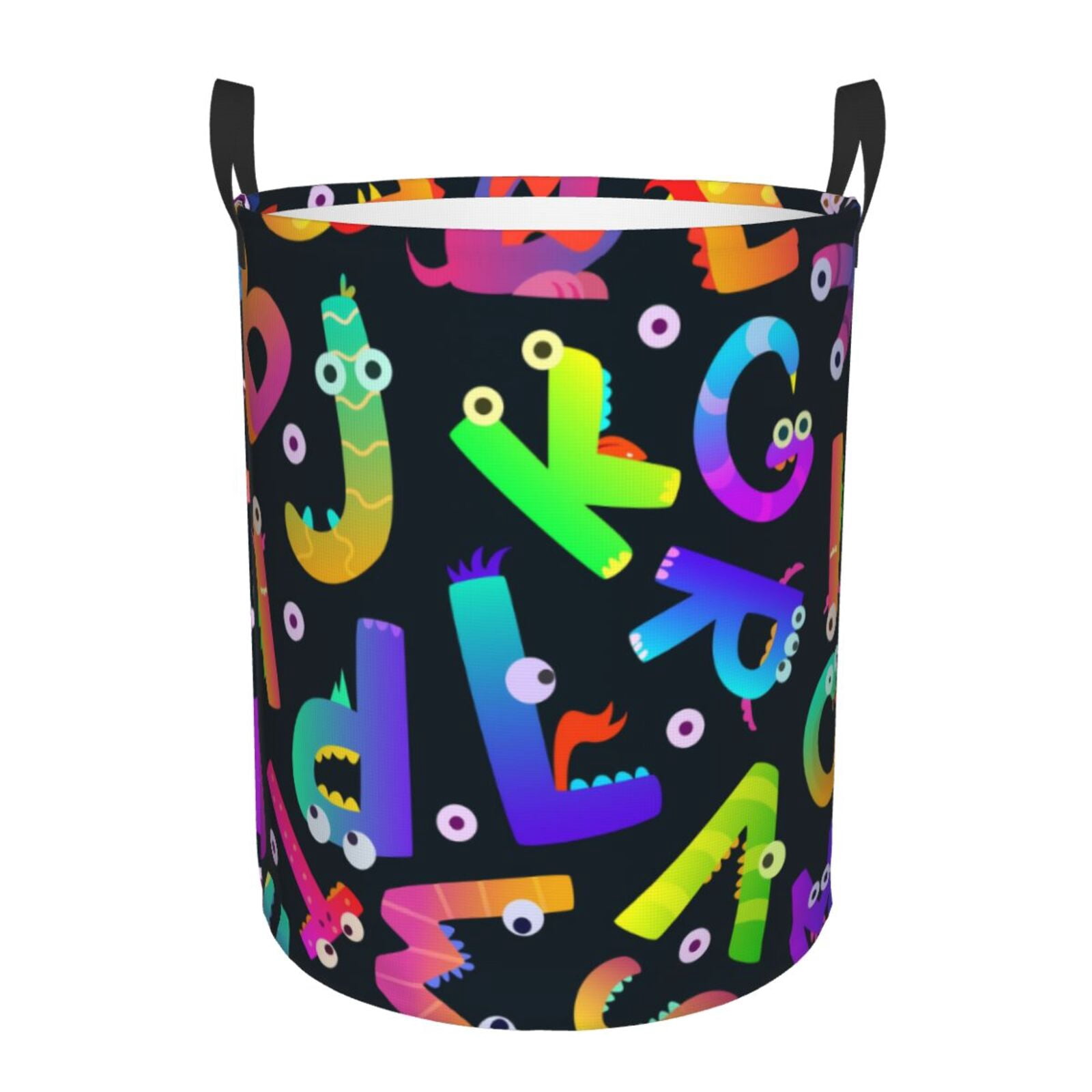 Laundry Basket, Funny Alphabet Monster Laundry Hamper Waterproof ...