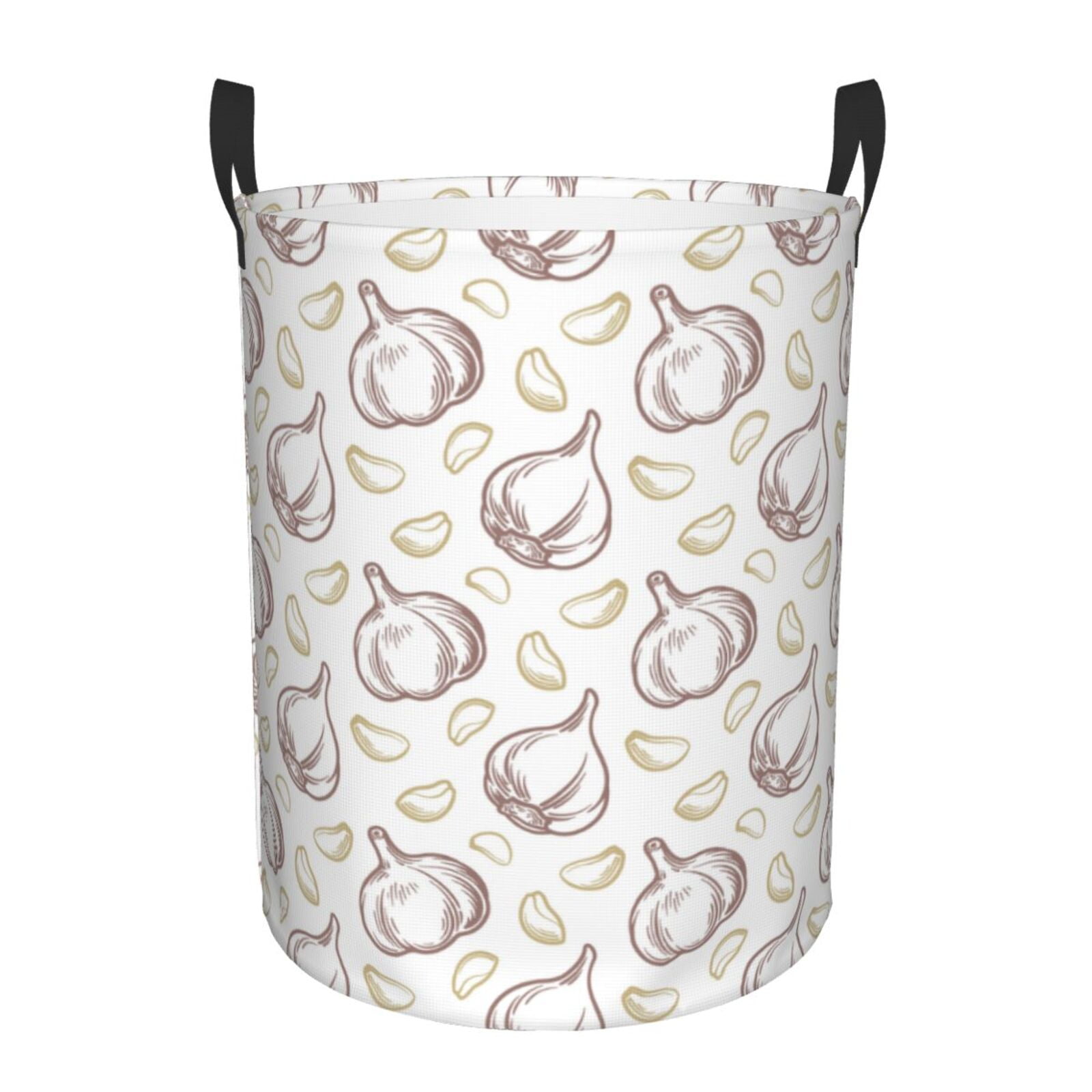 Laundry Basket, Garlic Cloves Waterproof Laundry Hamper With Padded ...