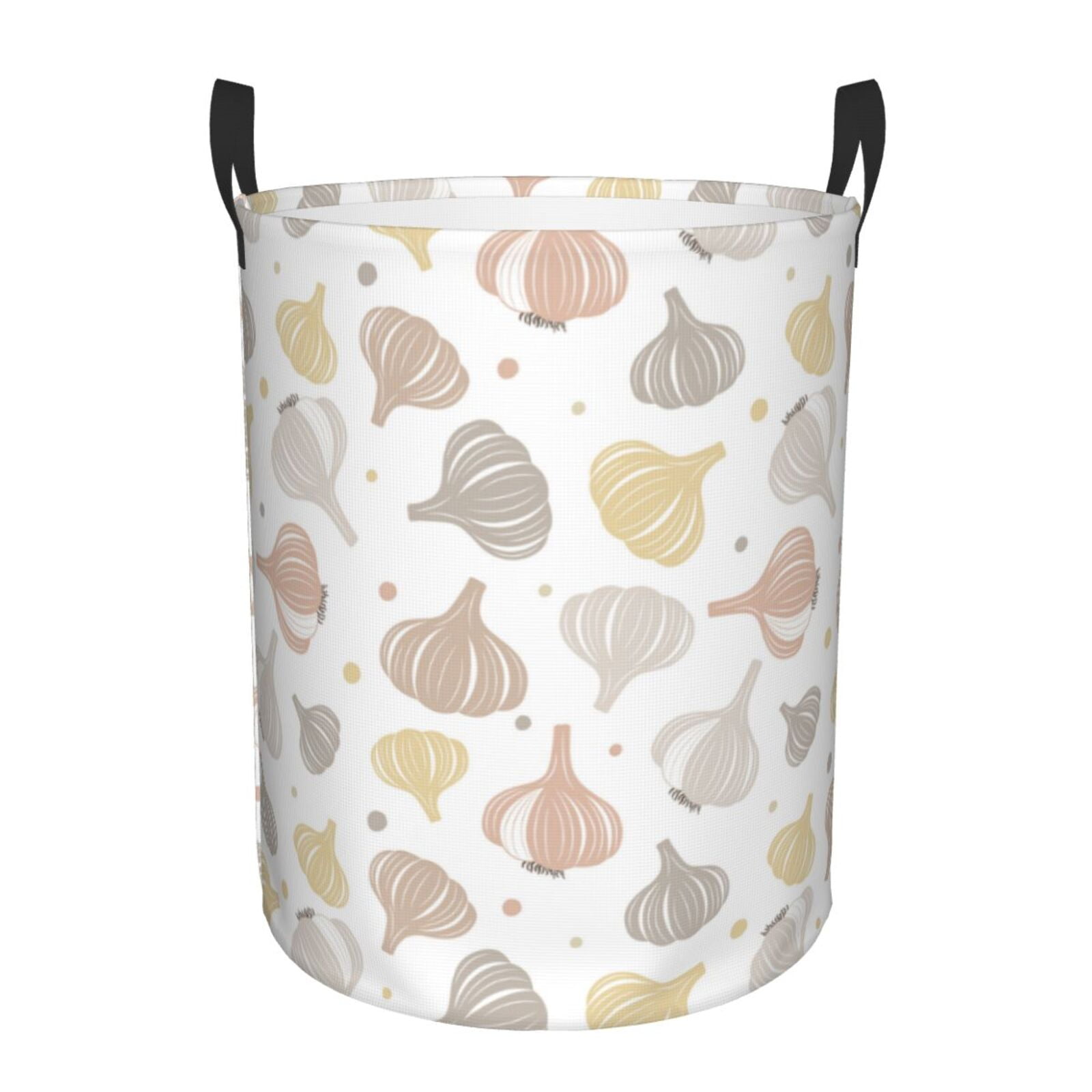 Laundry Basket, Garlic Colorful Waterproof Laundry Hamper With Padded ...